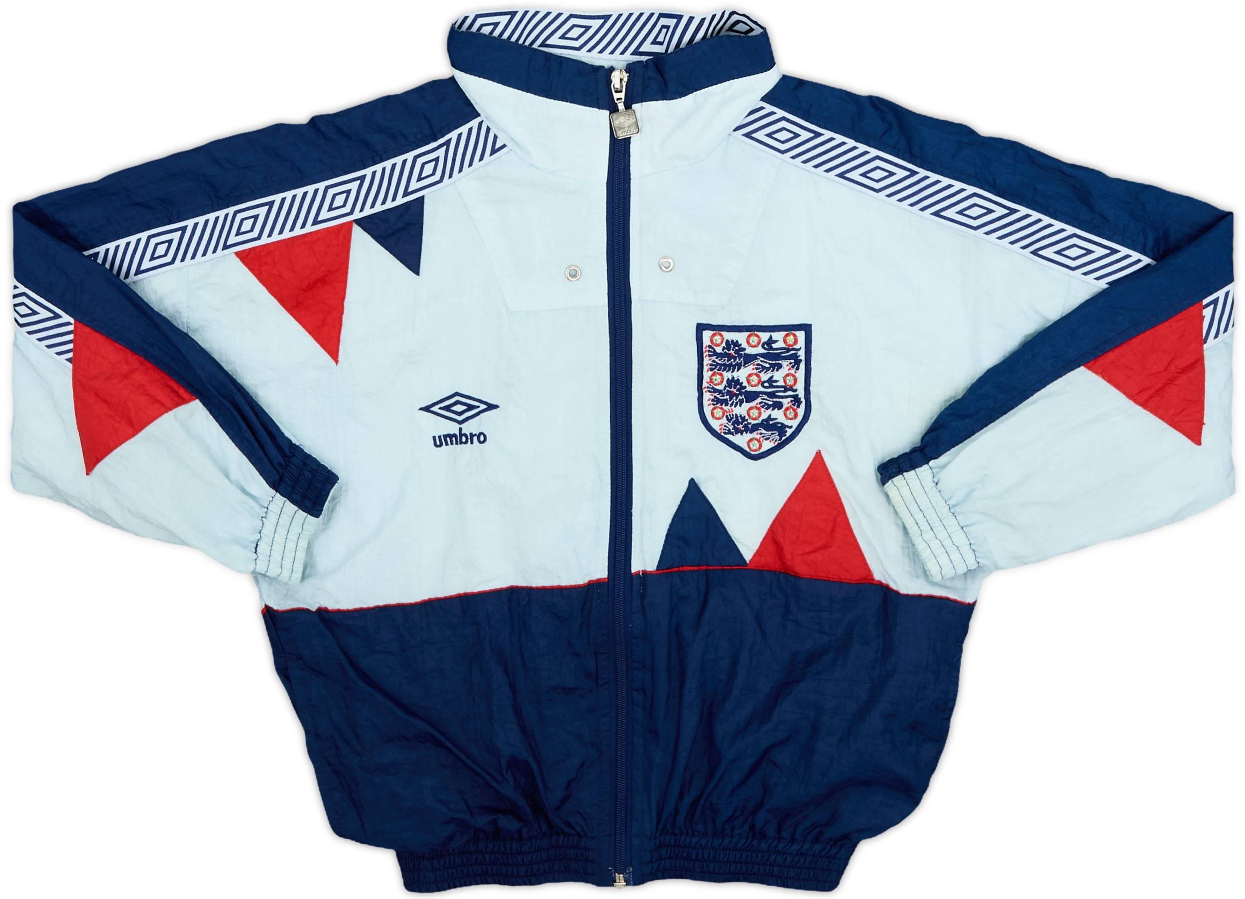1990-92 England Umbro Track Jacket - 8/10 - (4-5 Years)