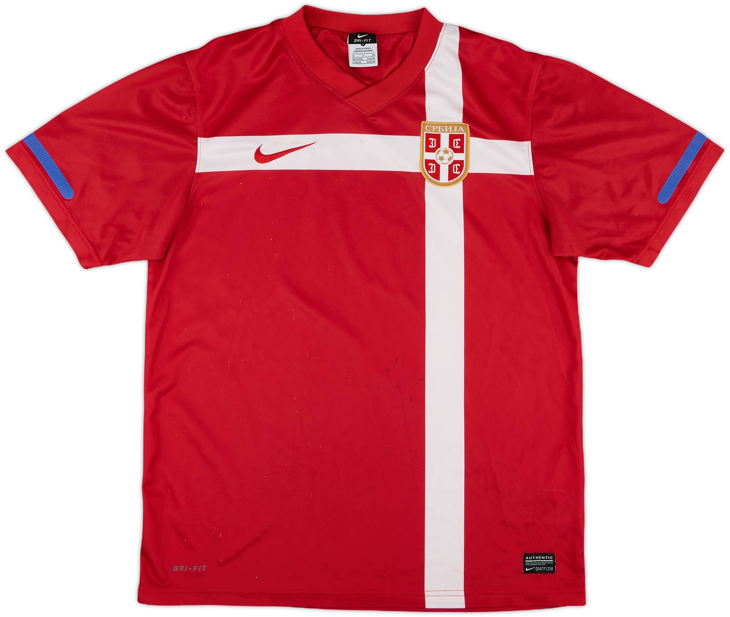 2010-11 Serbia Basic Home Shirt - 6/10 - (S)