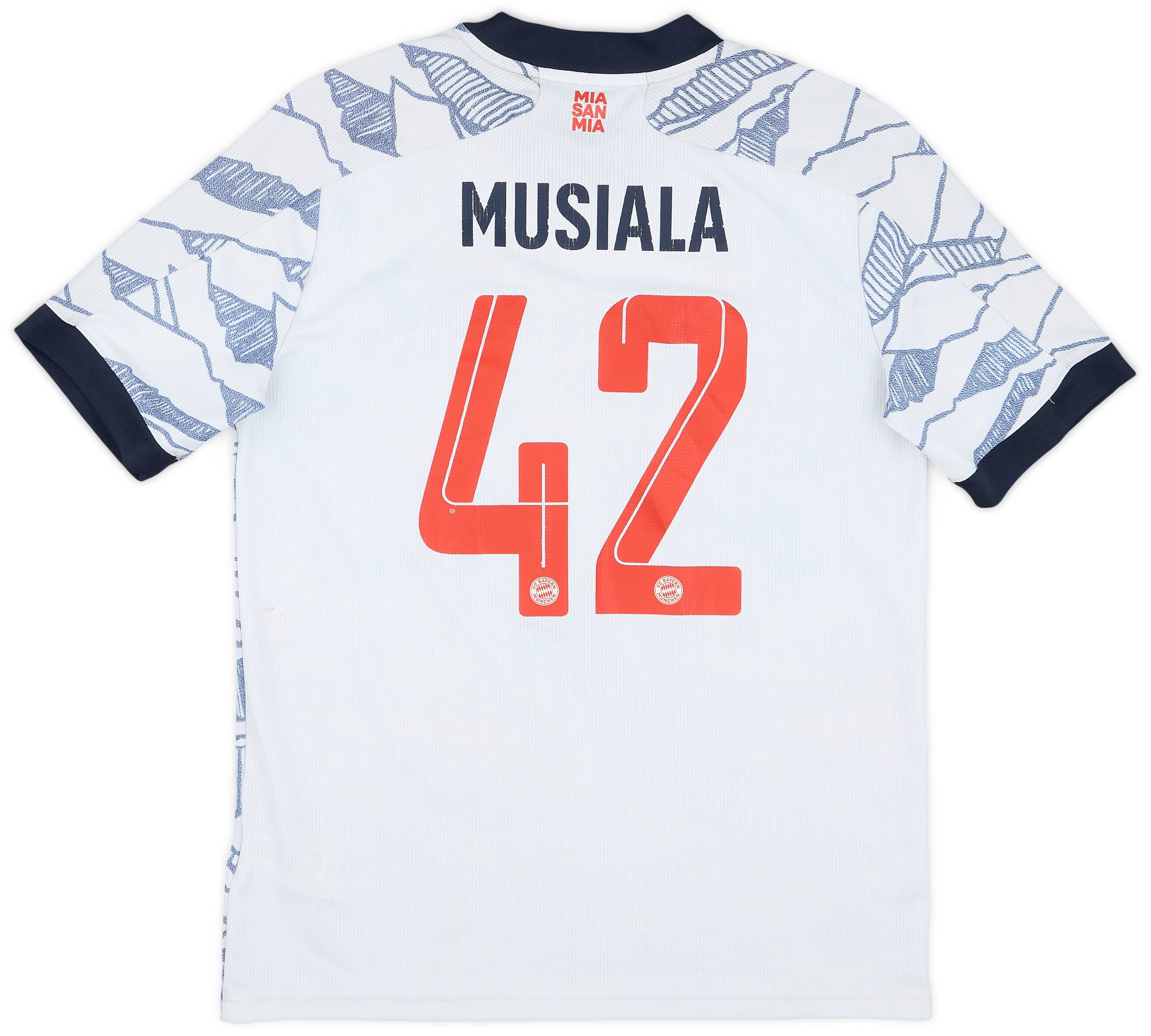 2021-22 Bayern Munich Third Shirt Musiala #42 - 6/10 - (XL.Boys)