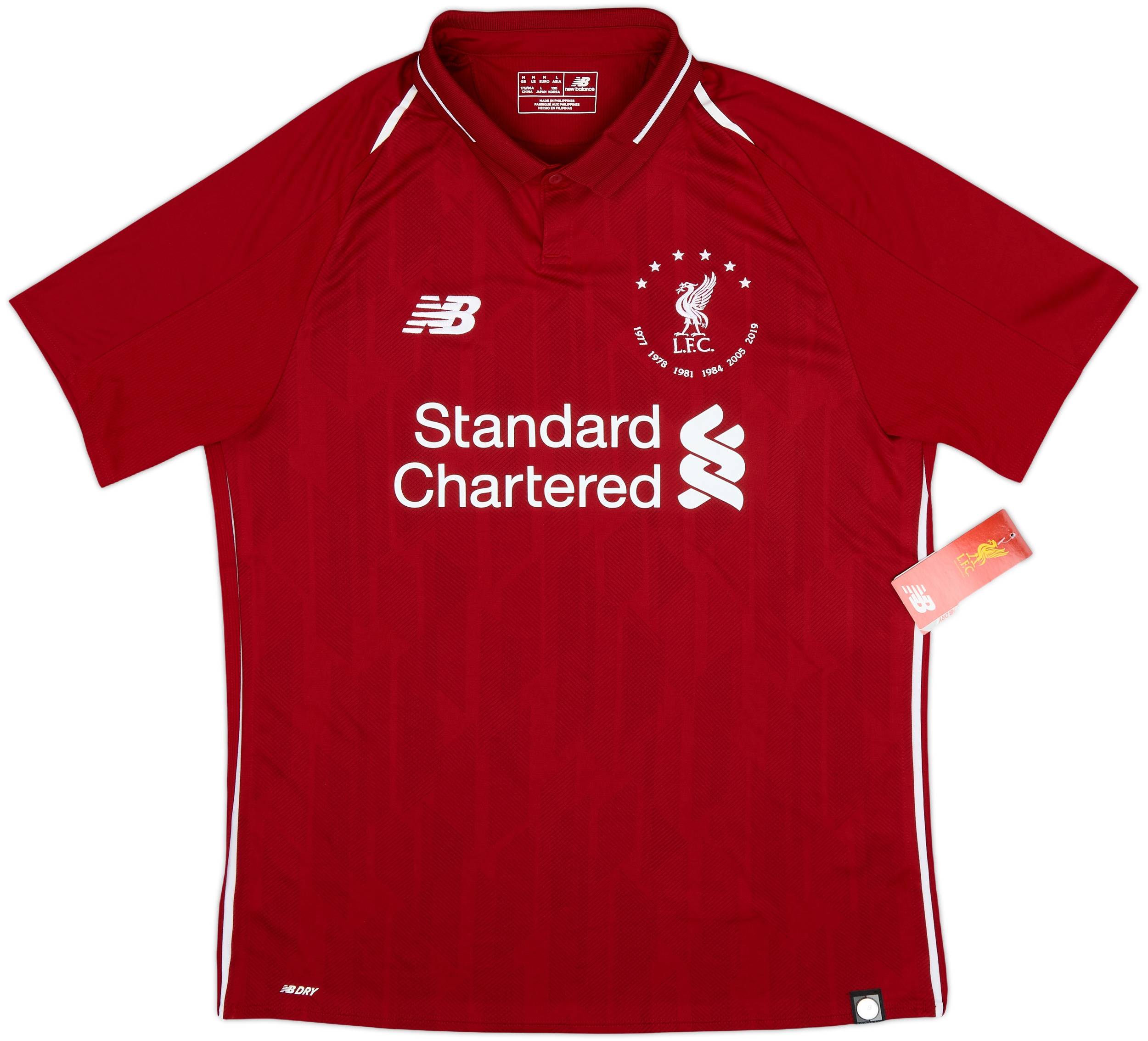 2018-19 Liverpool 'Champions' Home Shirt (M)