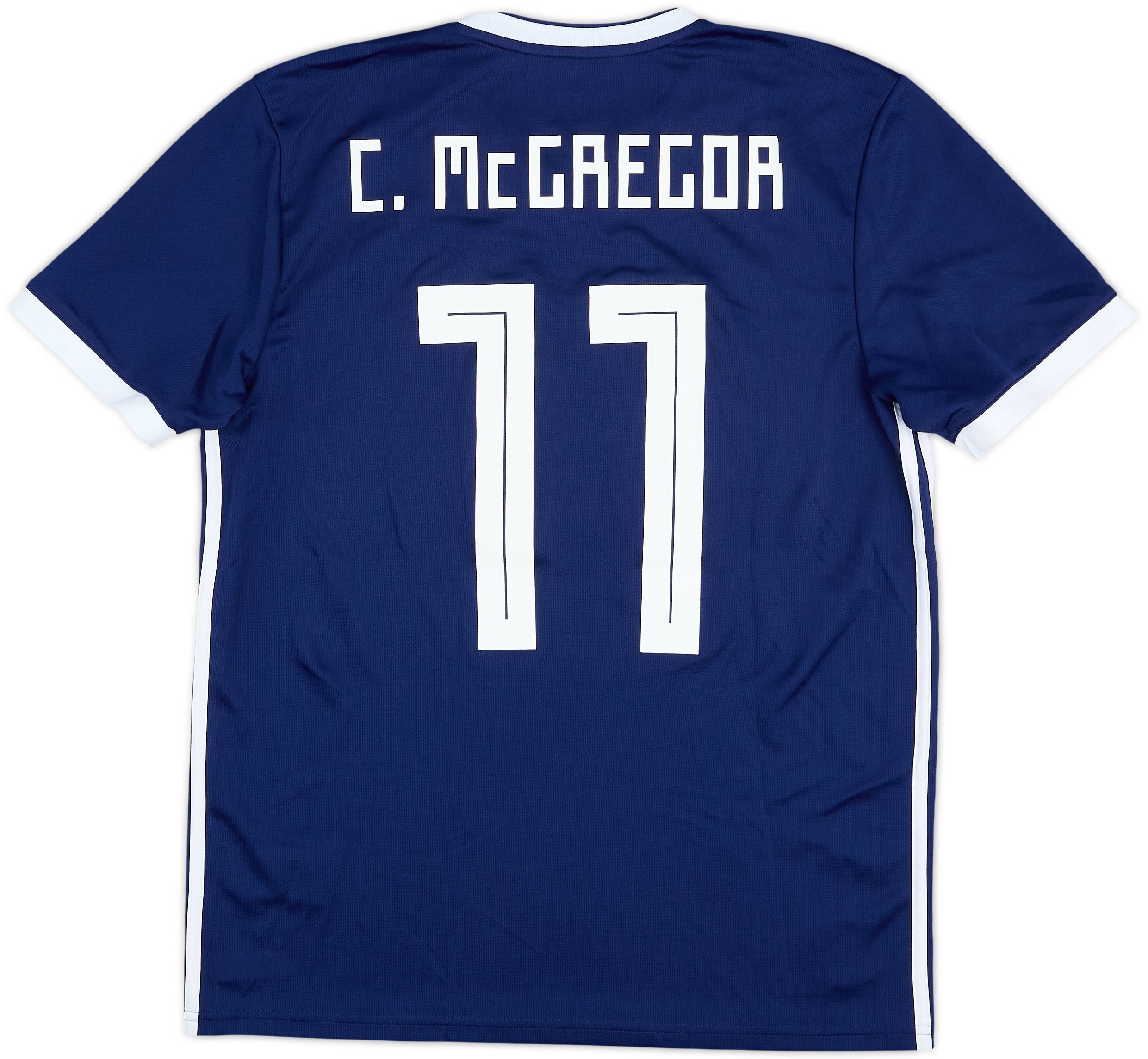 2018 Scotland Match Issue Home Shirt C.McGregor #11