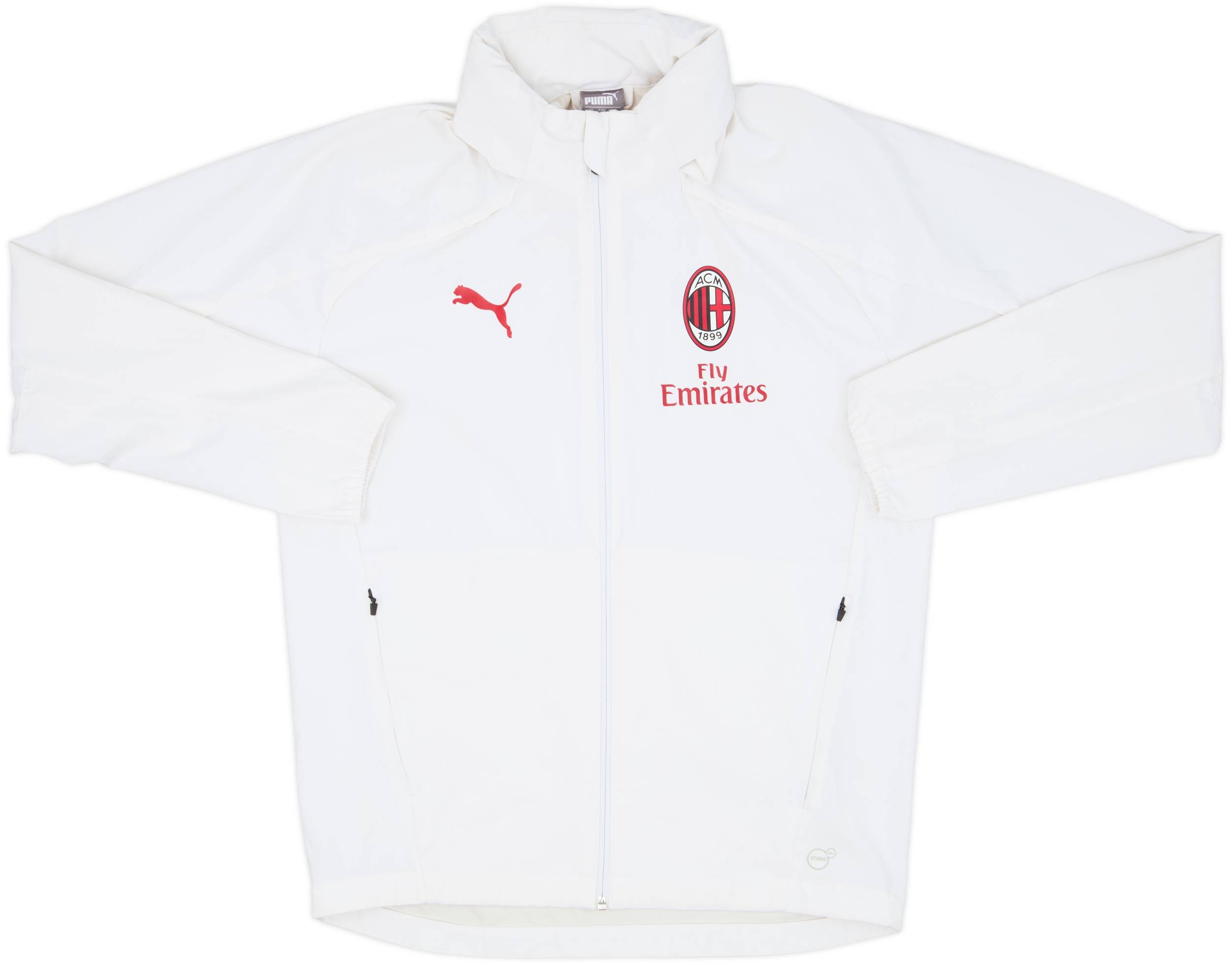 2020-21 AC Milan Hooded Rain Jacket - 6/10 - (S)