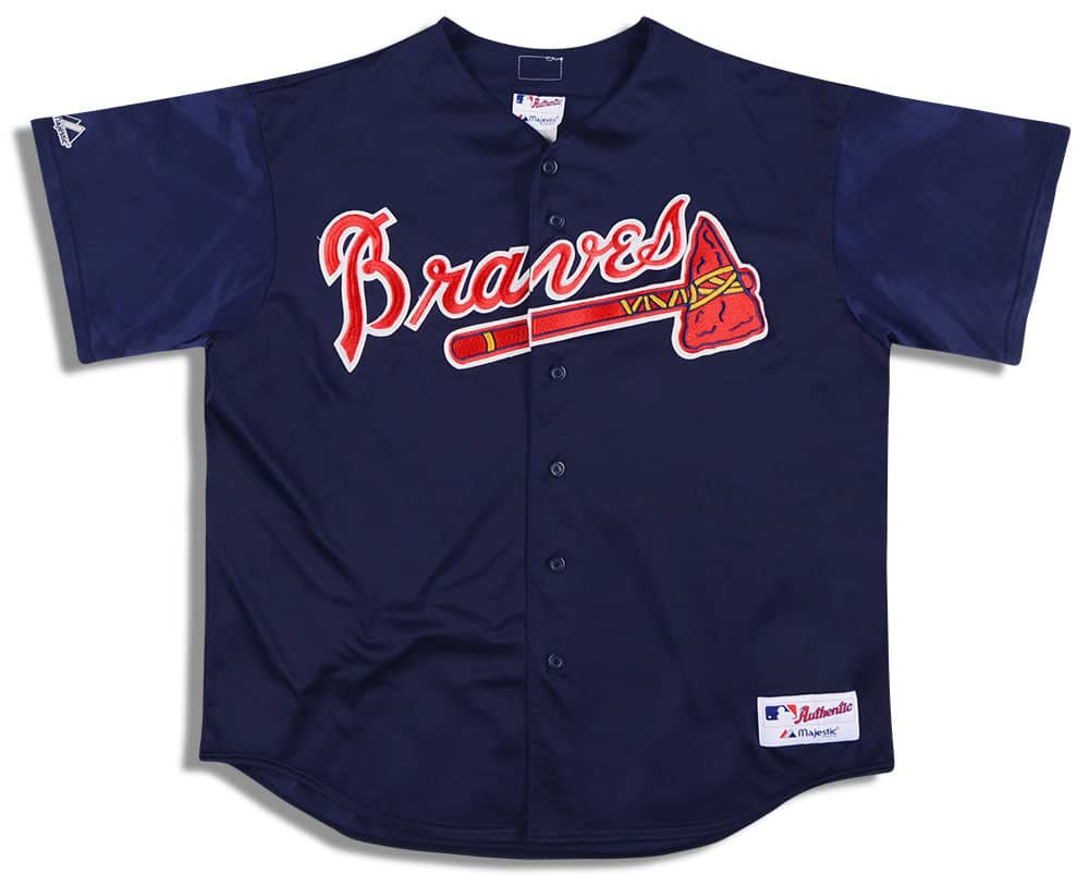 2000s Atlanta Braves Authentic Majestic Practice Jersey XXL