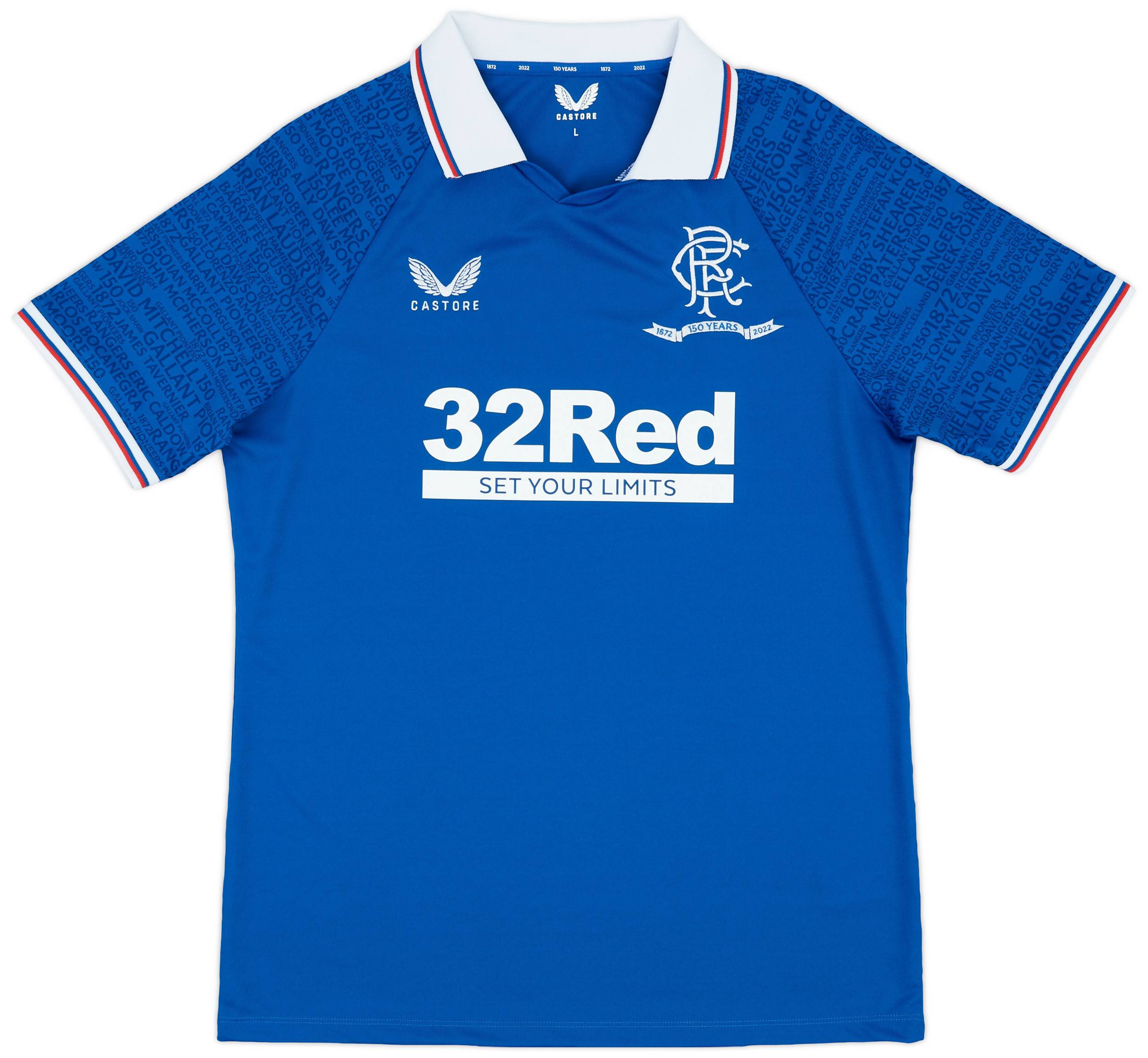2022-23 Rangers Home Shirt - As New