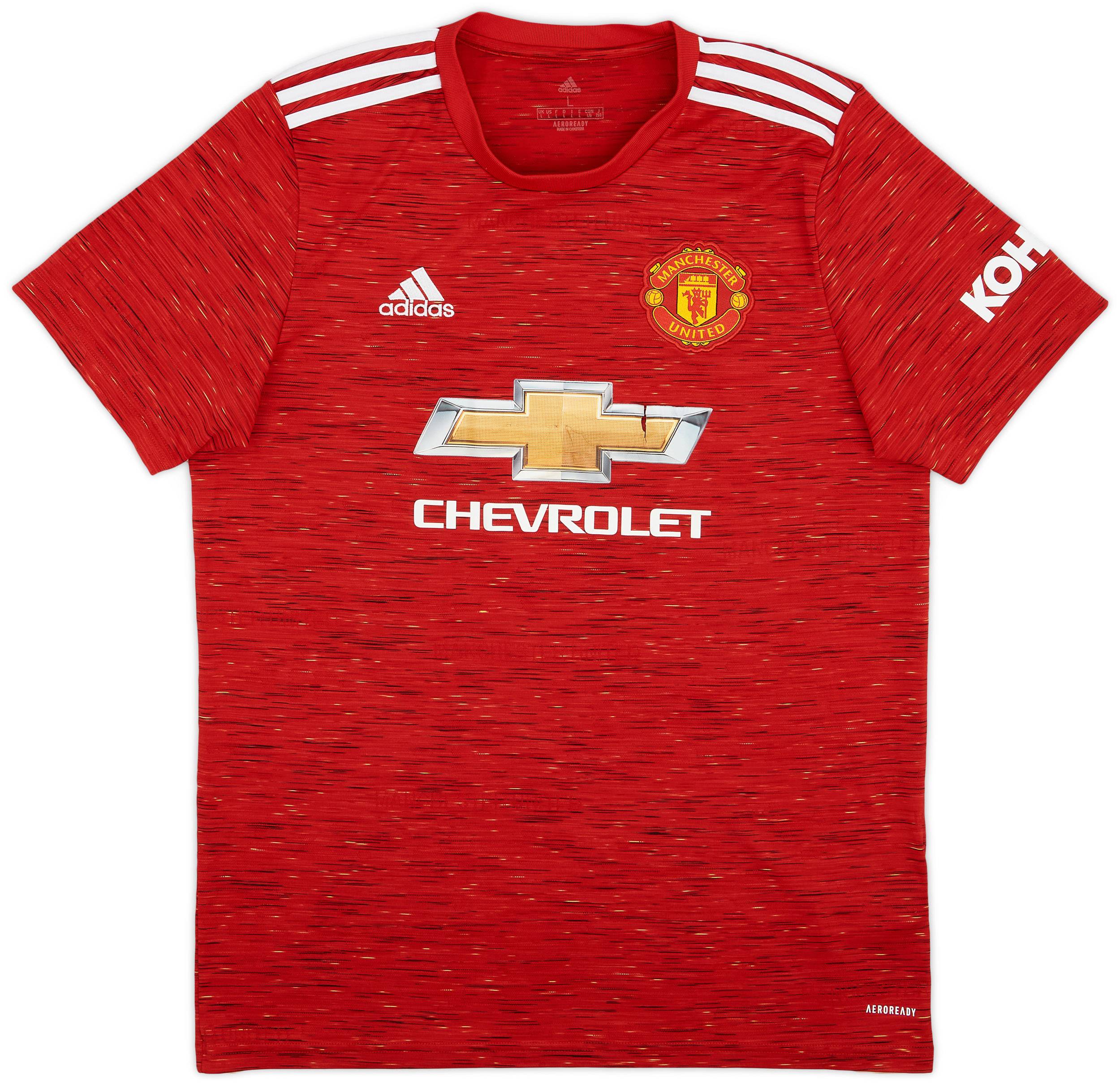 2020-21 Manchester United Home Shirt - 4/10 - (L)