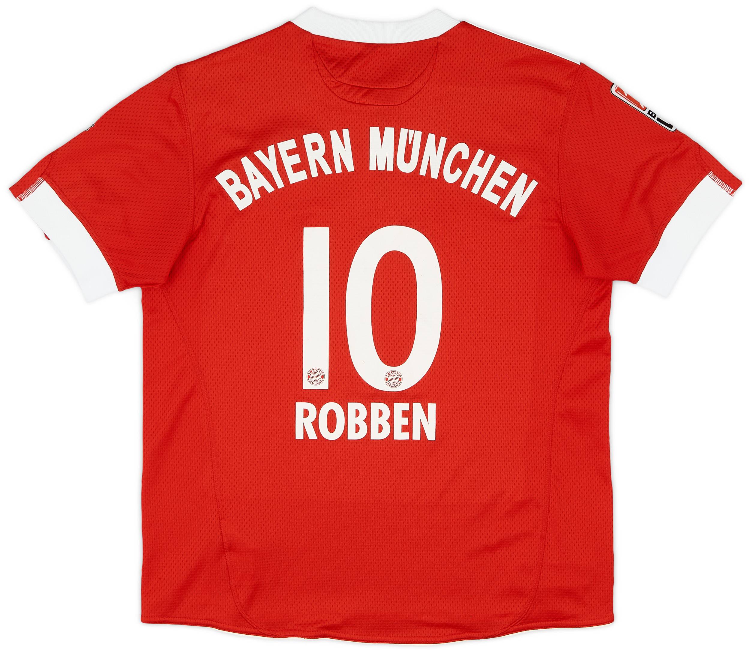 2009-10 Bayern Munich Home Shirt Robben #10 - 8/10 - (XL.Boys)