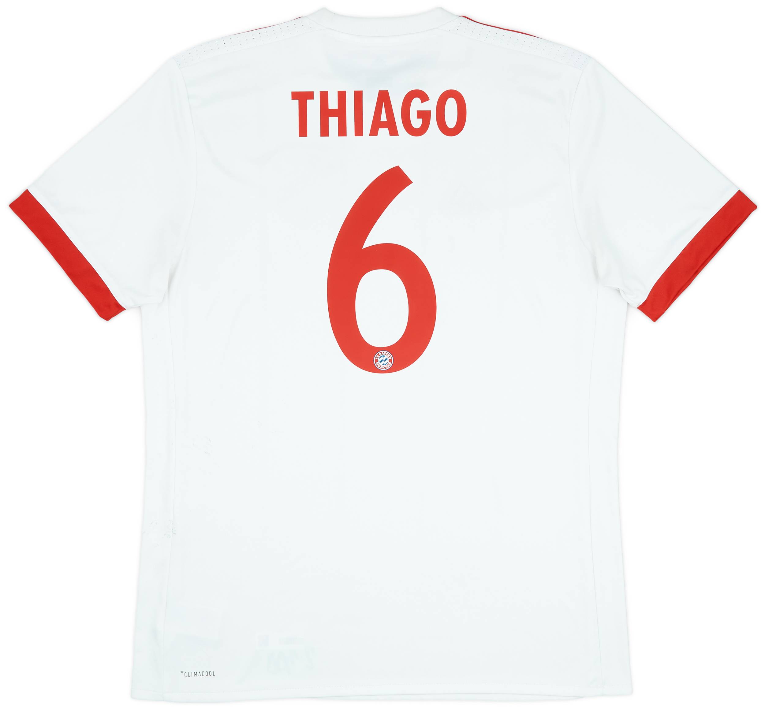 2017-18 Bayern Munich European Third Shirt Thiago #6 - 6/10 - (L)