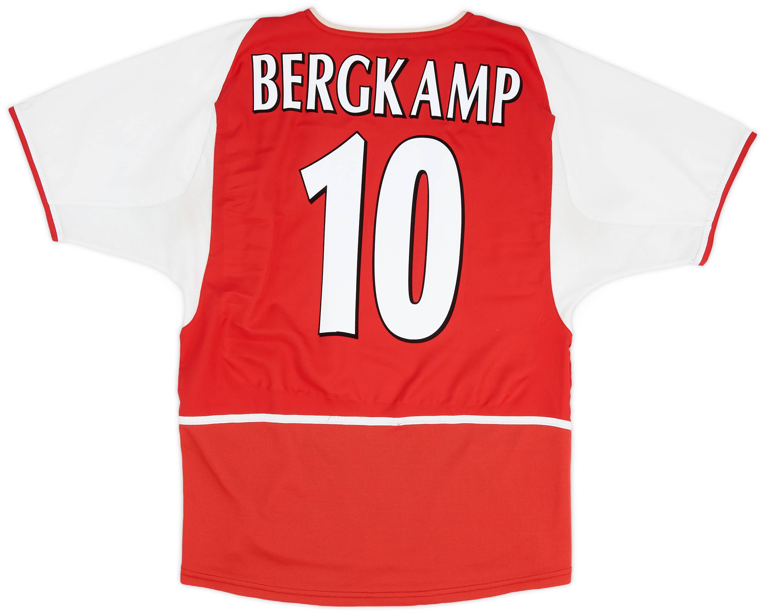 2002-04 Arsenal Home Shirt Bergkamp #10 - 9/10 - (M)