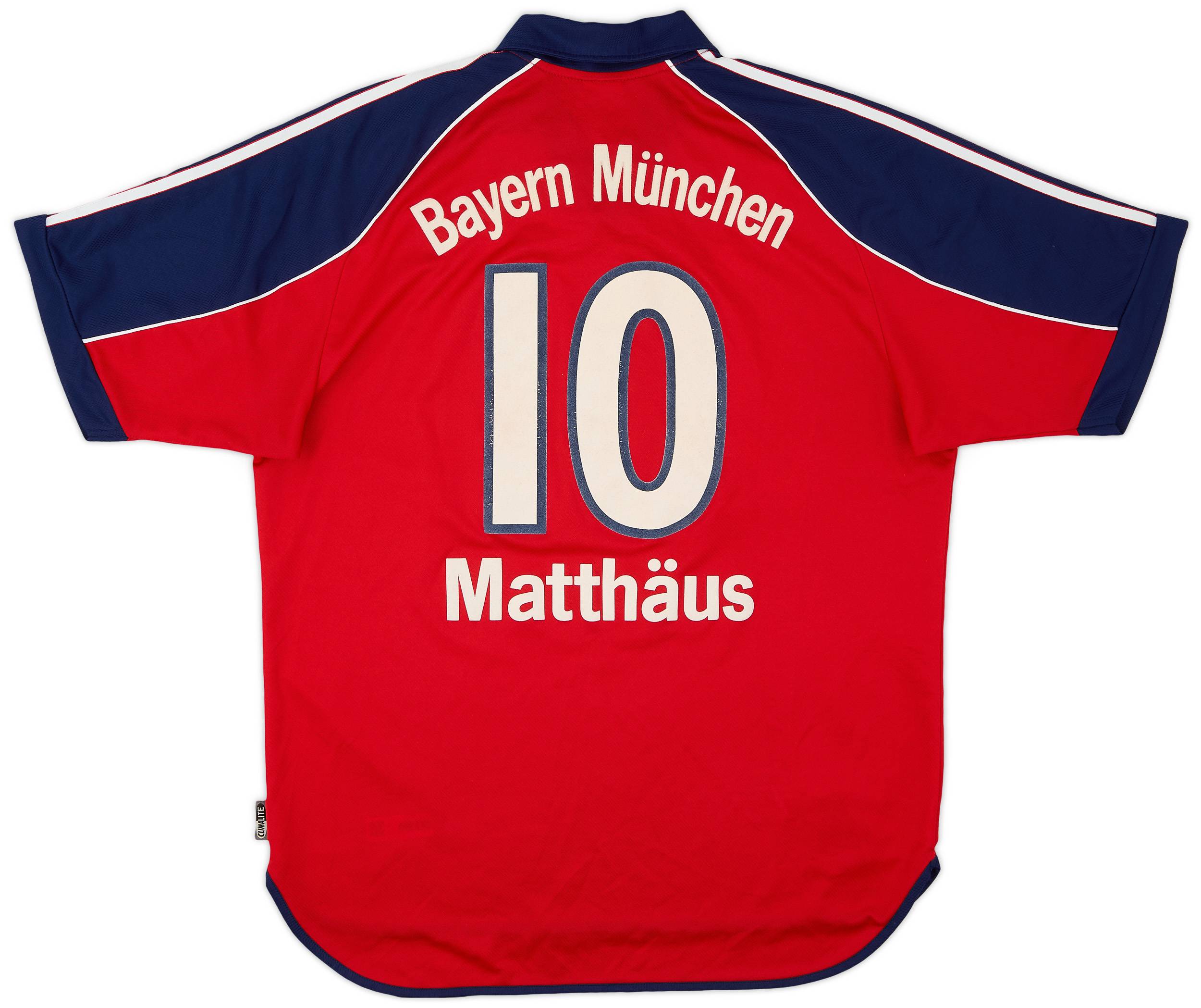 1999-01 Bayern Munich Home Shirt Matthaus #10 - 7/10 - (L)