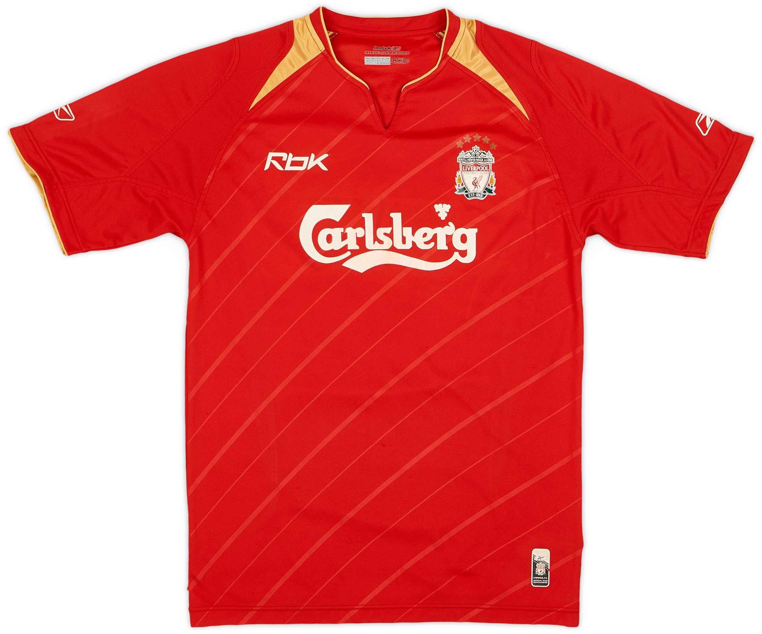 2005-06 Liverpool CL Home Shirt - 6/10 - (S)