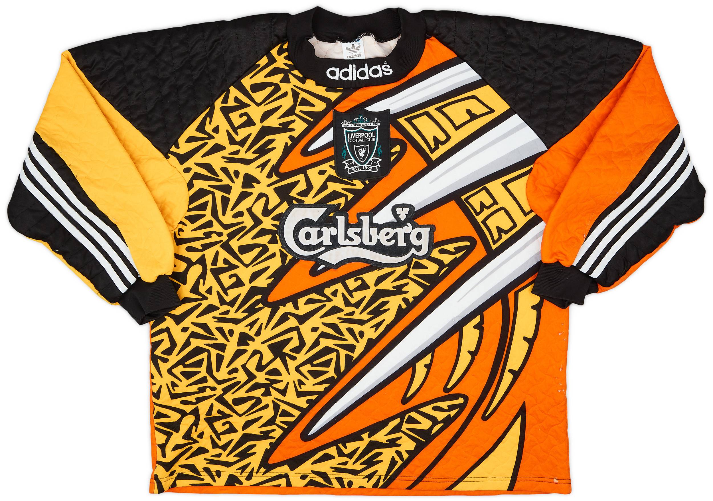 1995-96 Liverpool GK Shirt - 9/10 - (L)