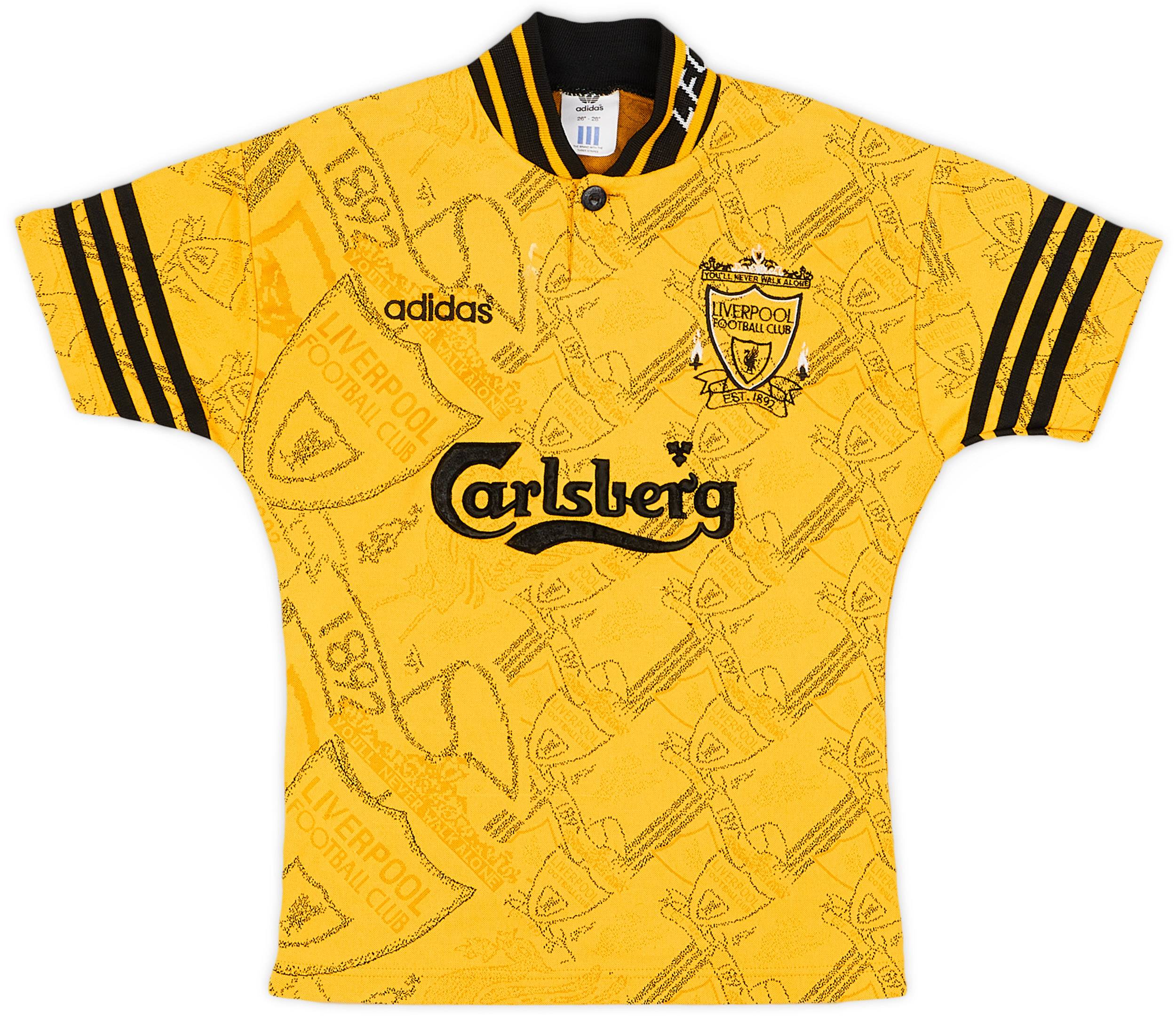 1994-96 Liverpool Third Shirt - 8/10 - (XS.Boys)