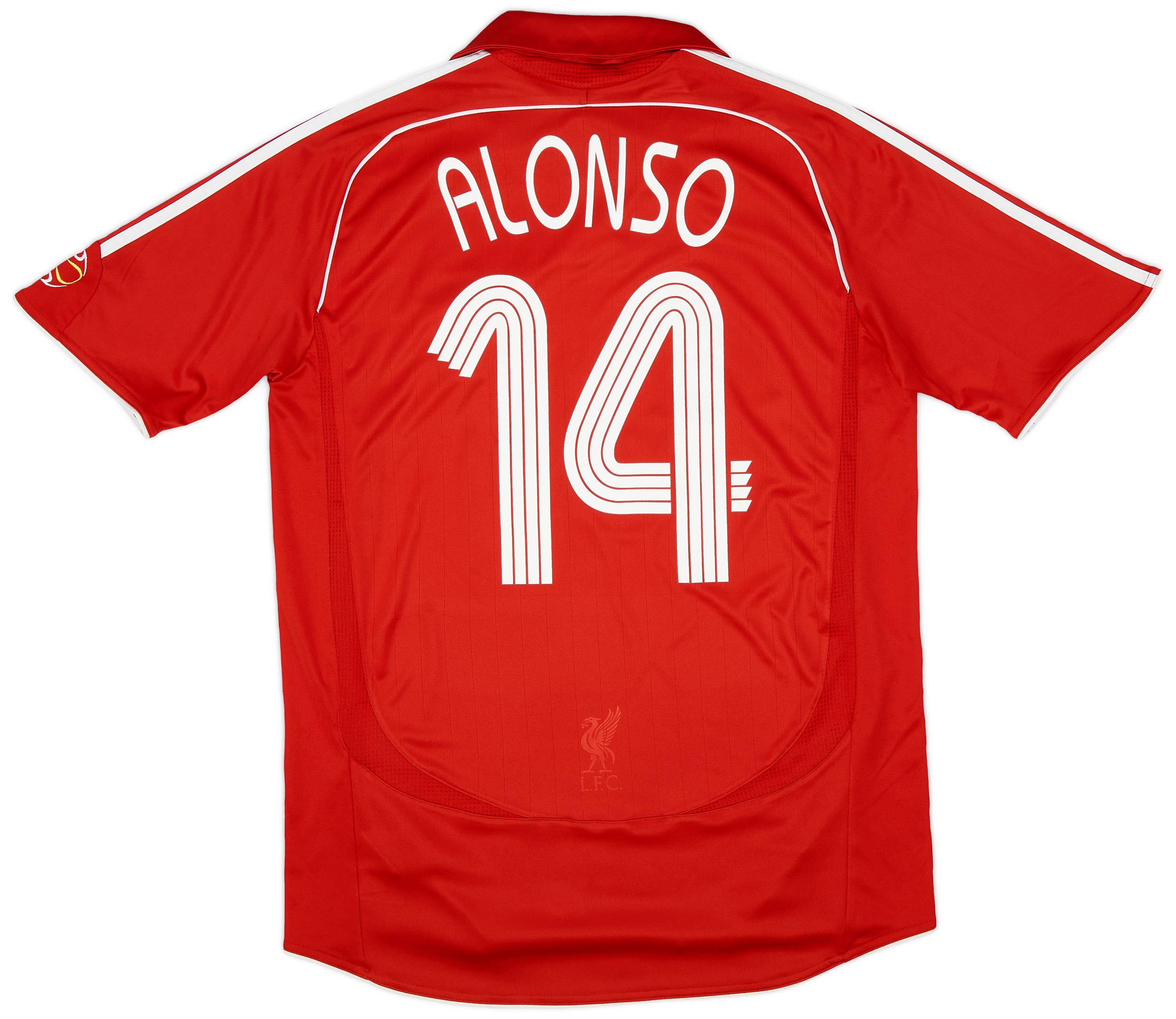 2006-08 Liverpool Home Shirt Alonso #14 - 5/10 - (M)