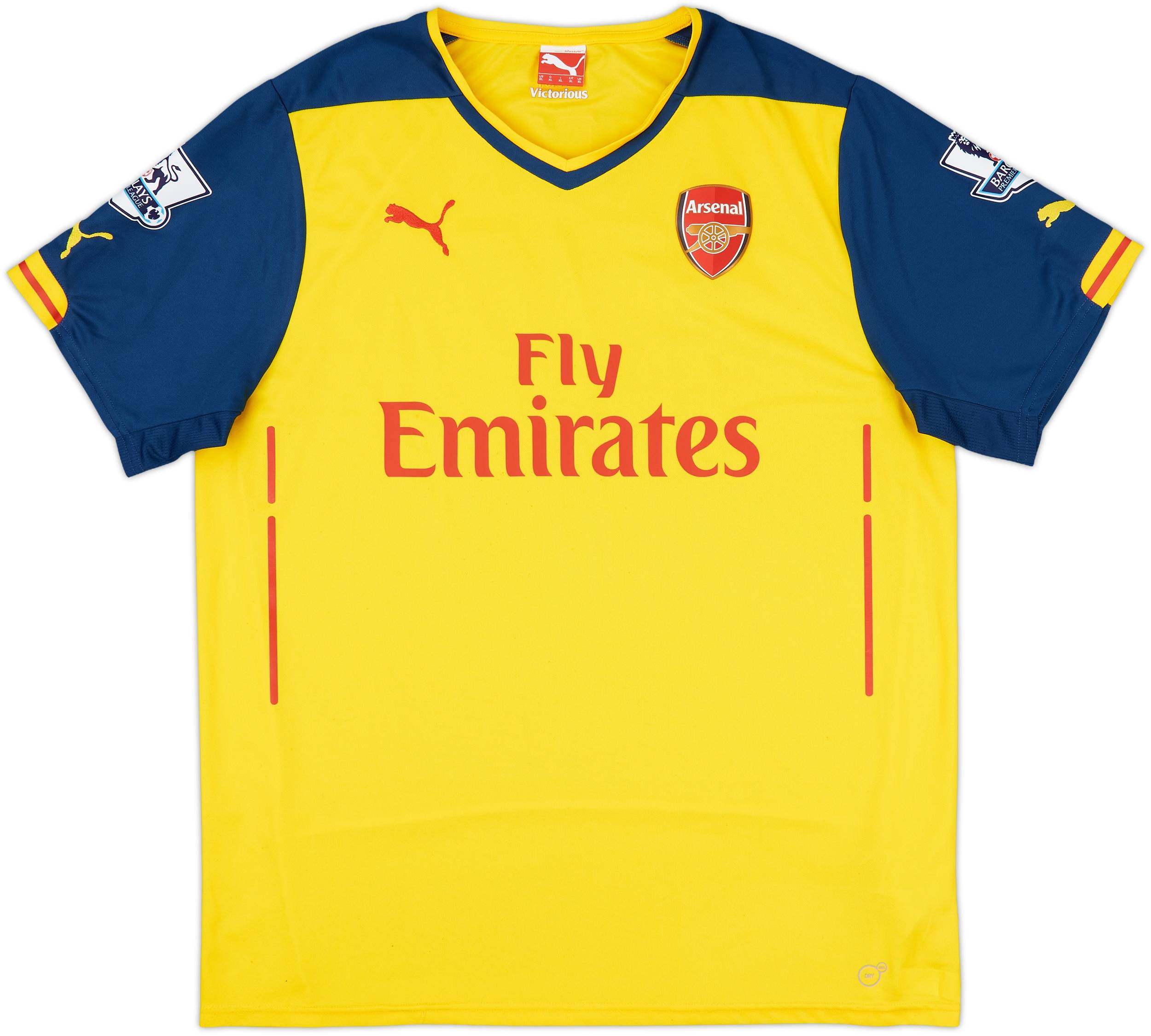 2014-15 Arsenal Away Shirt Alexis #17 - 6/10 - (XL)