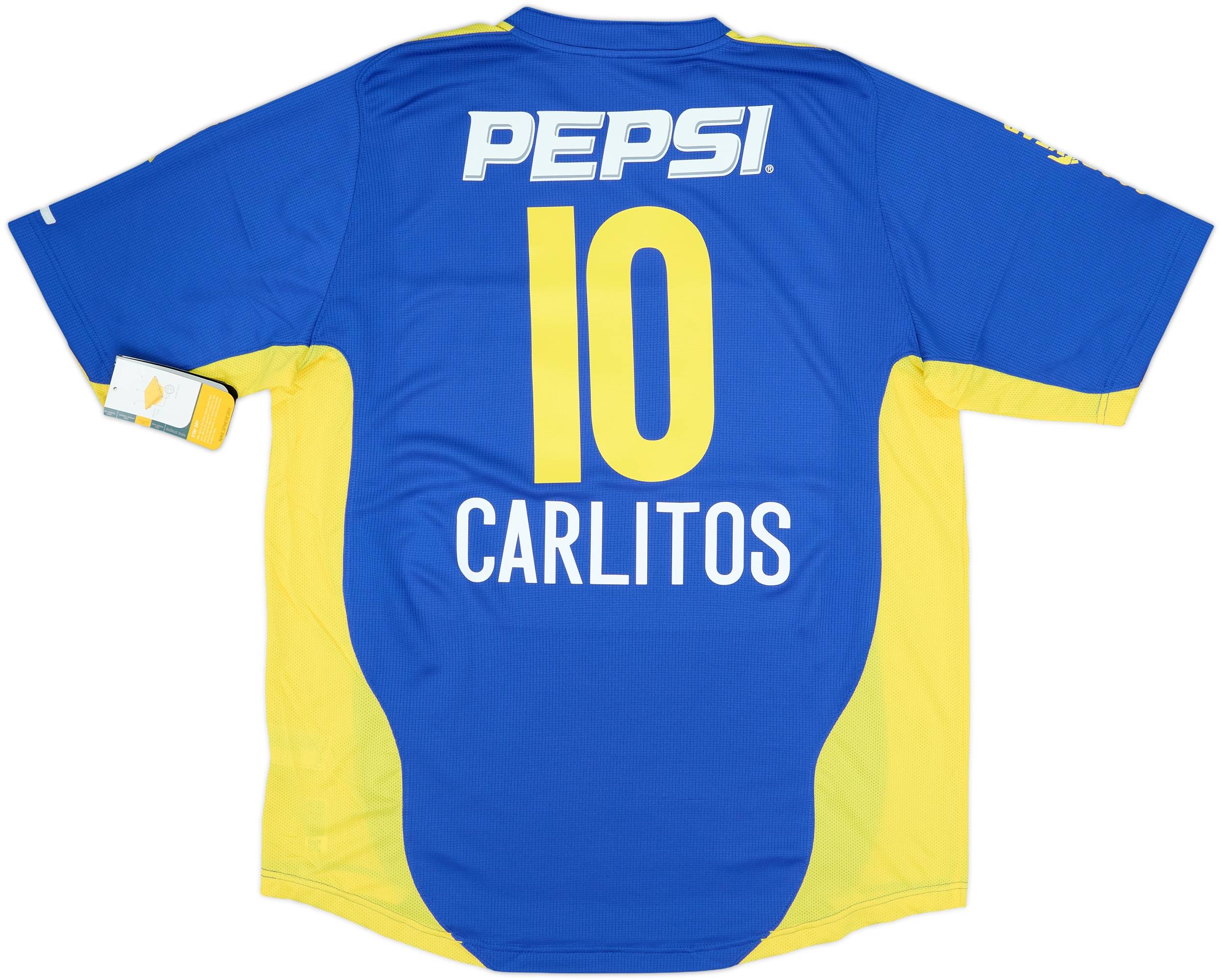 2004-05 Boca Juniors Home Shirt Carlitos #10 (XXL)