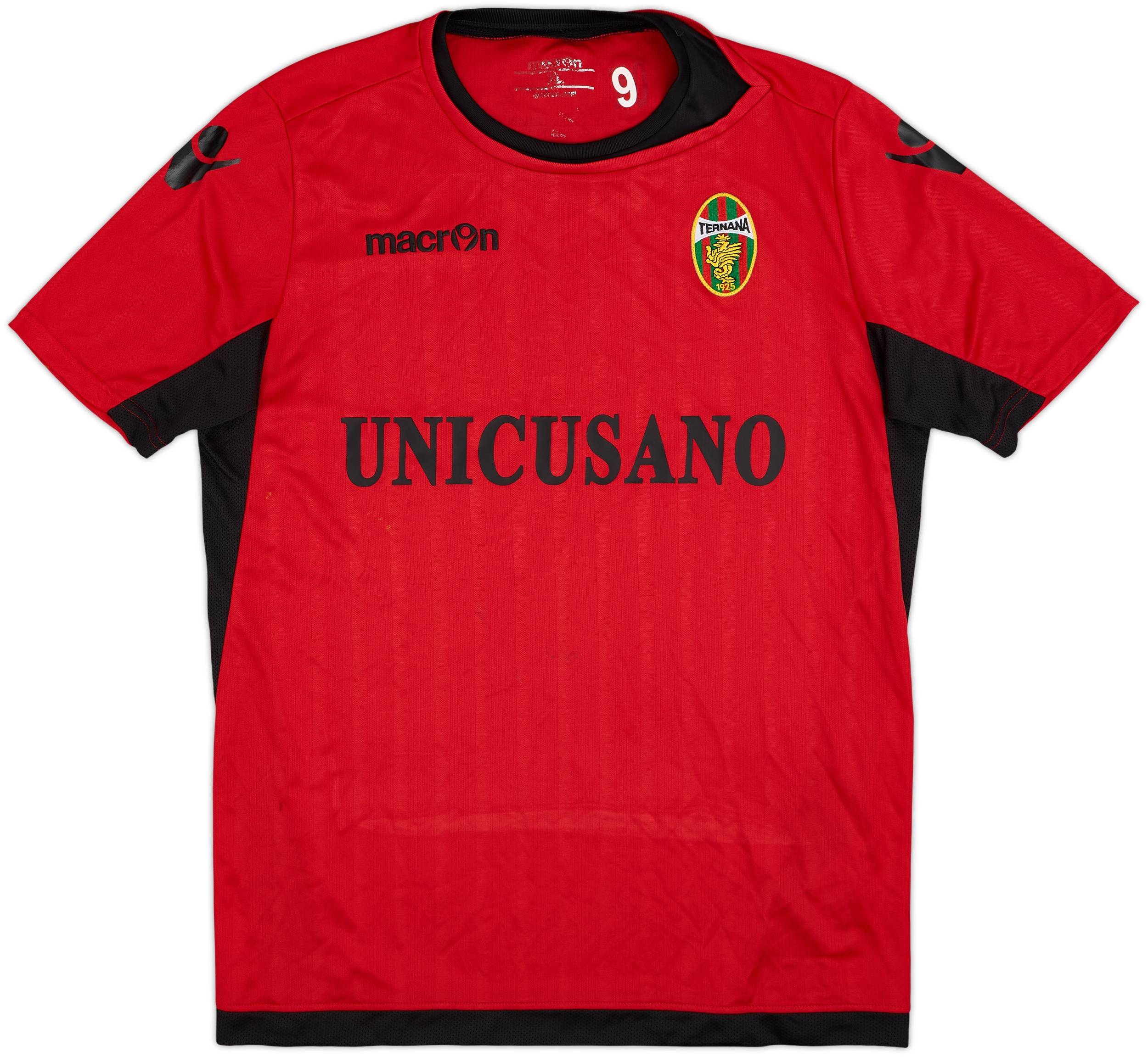 2016-17 Ternana Macron Player Issue Training Shirt - 9/10 - (XL)