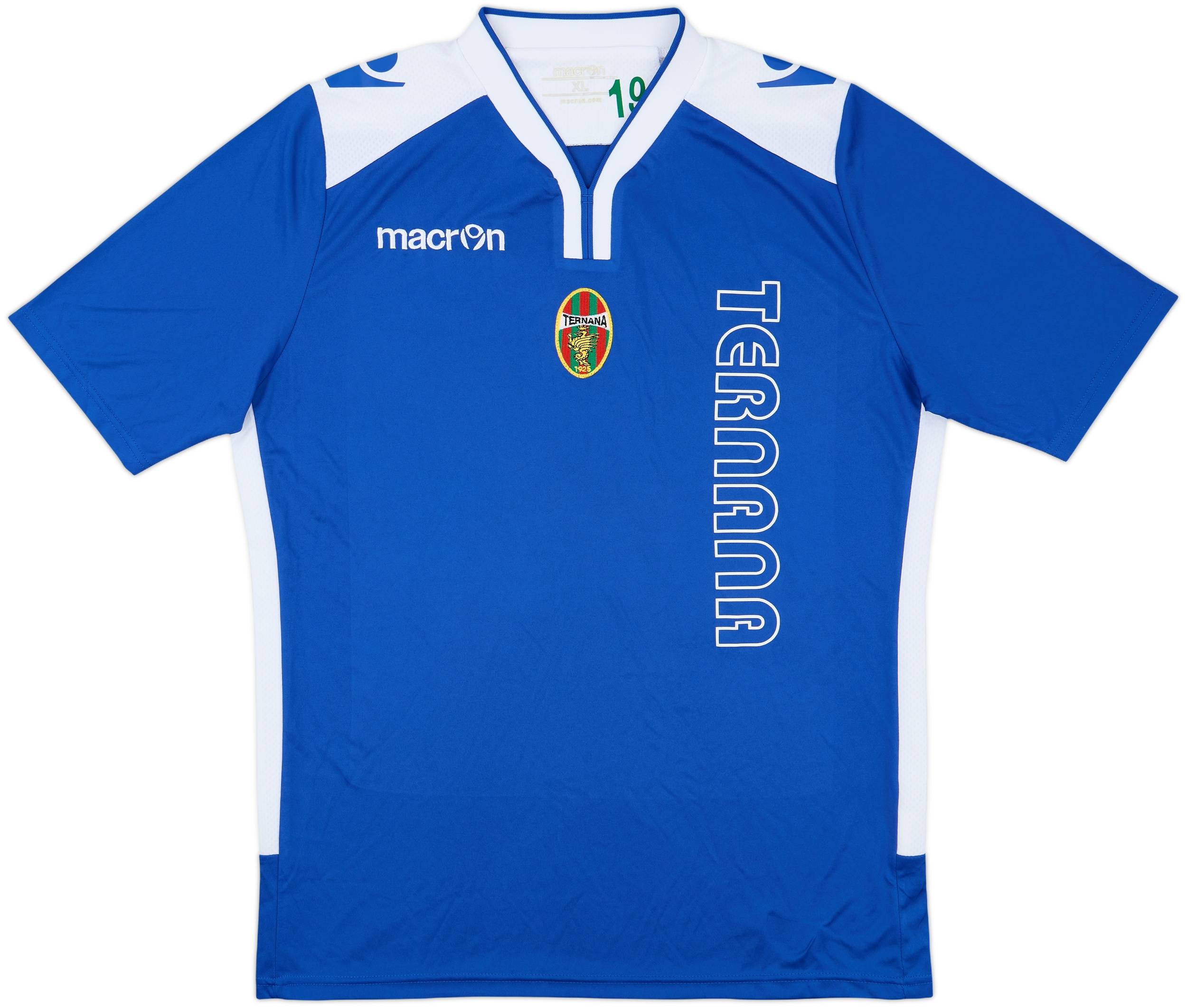 2017-18 Ternana Macron Player Issue Training Shirt #19 - 7/10 - (XL)