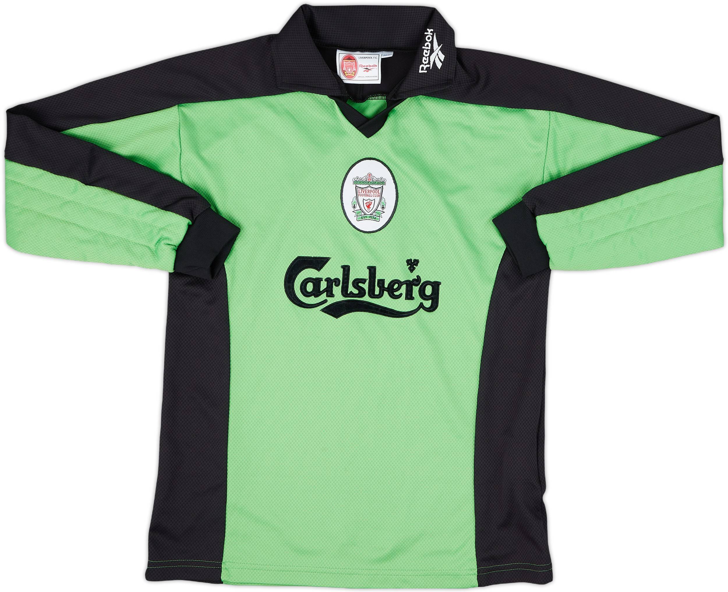 1997-98 Liverpool GK Shirt - 8/10 - (L.Boys)