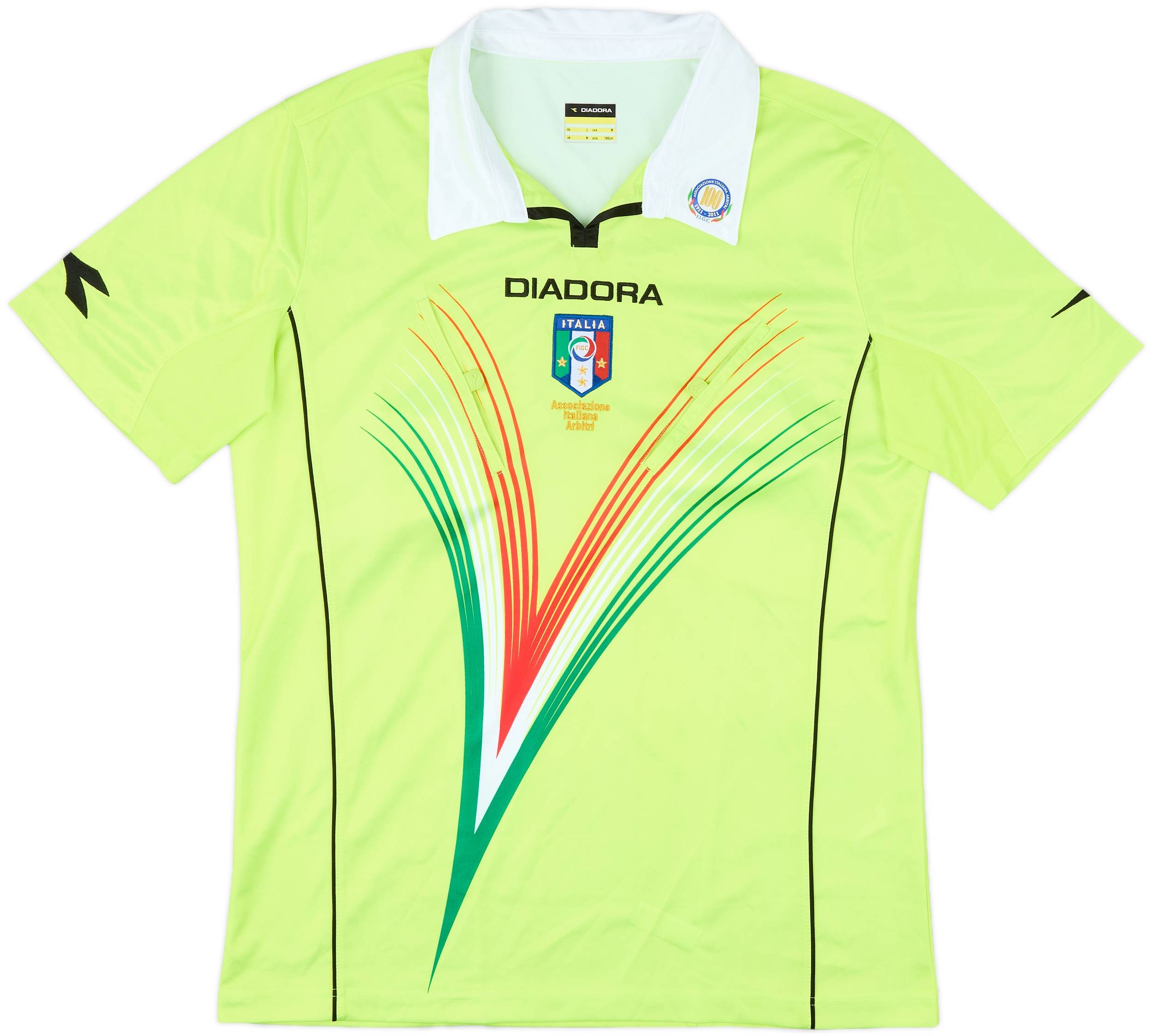 2011-12 Italy Diadora Centenary Referee Shirt - 9/10 - (M)