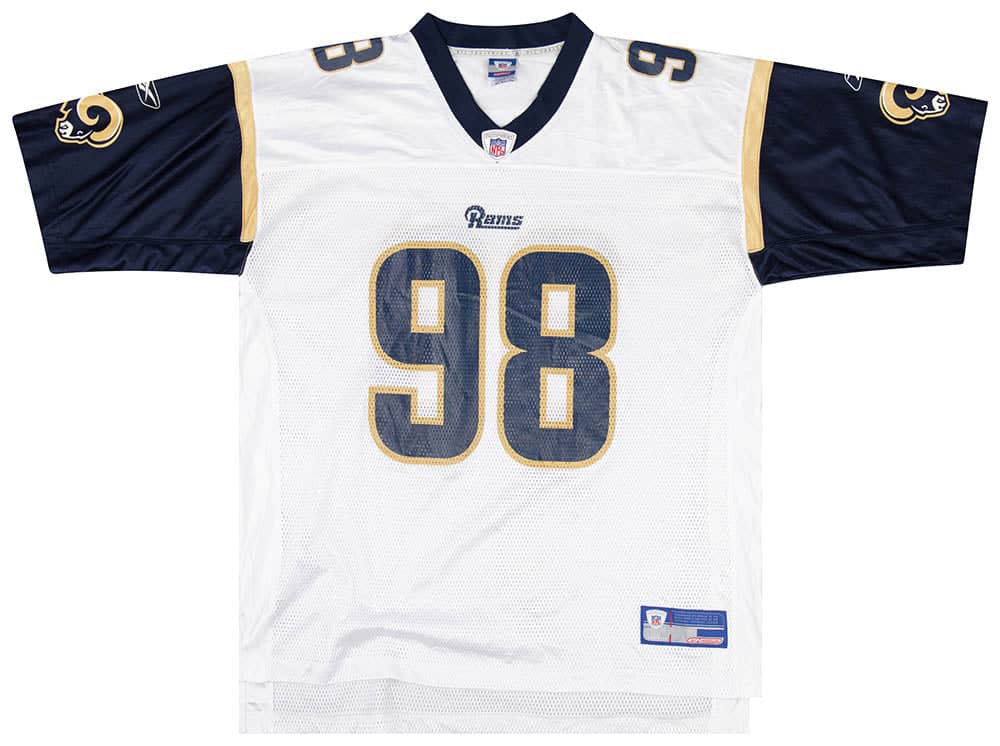2002-03 St. Louis Rams Wistrom #98 Reebok On Field Jersey (Away) XL