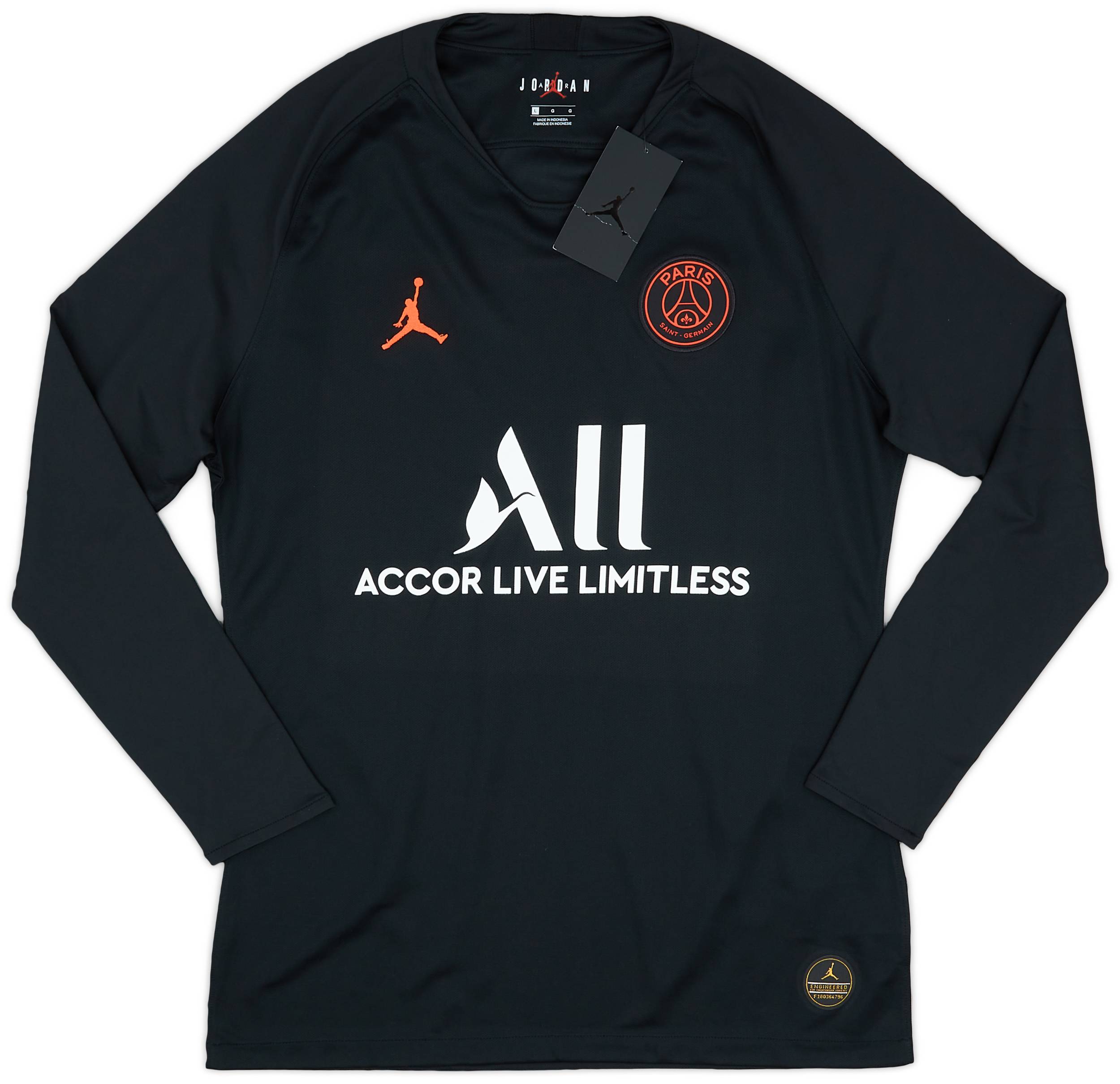 Jordan psg jersey long sleeve sales
