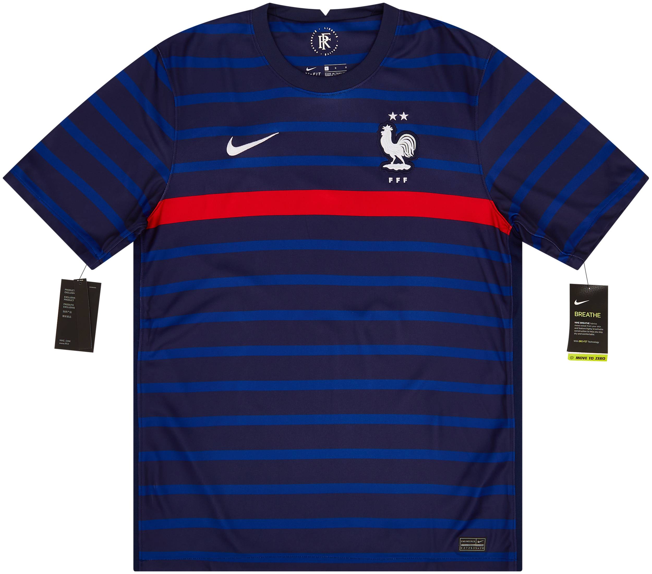 2020-21 France Home Shirt
