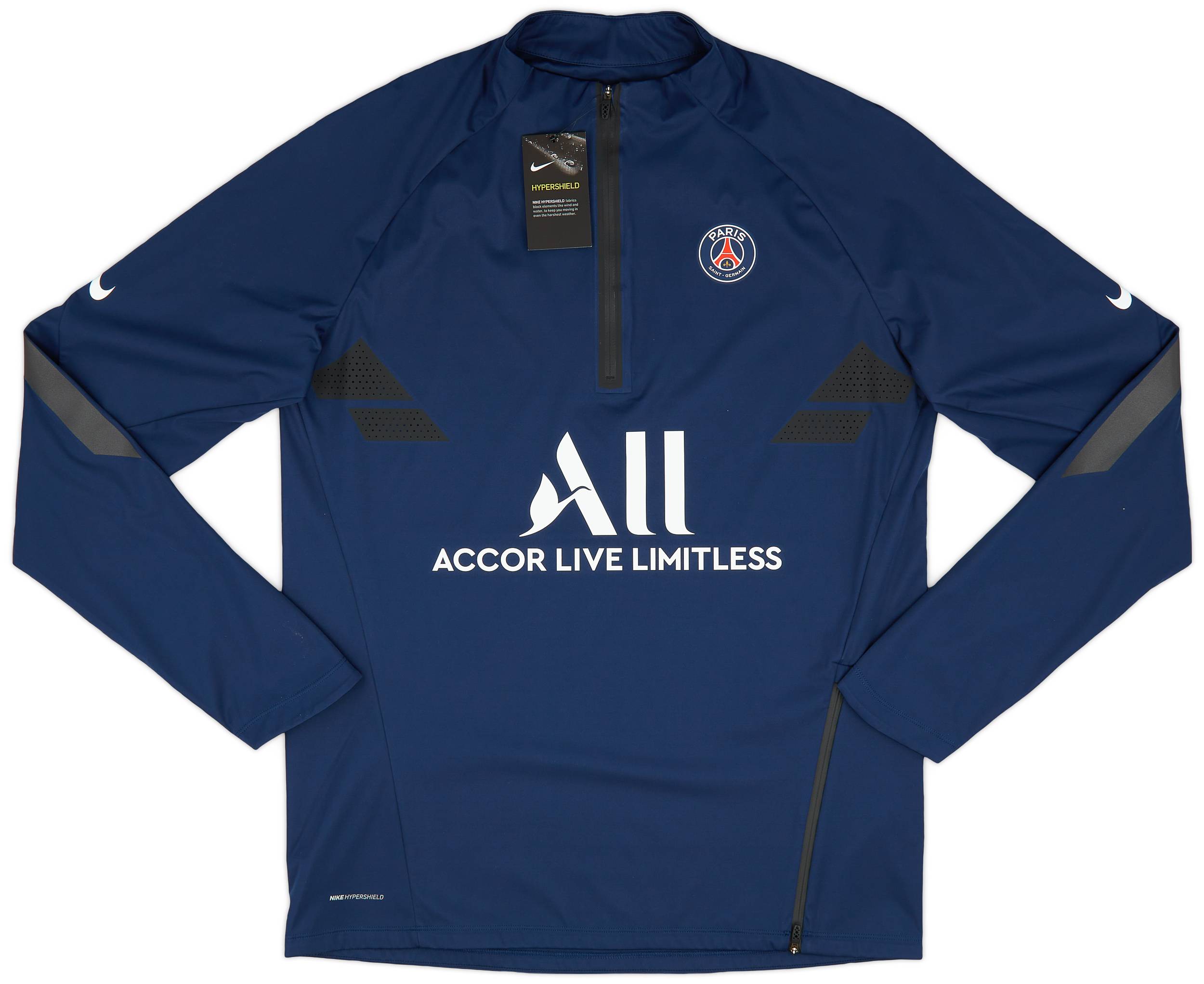 2020-21 Paris Saint-Germain Player Issue 1/4 Zip Rain Top