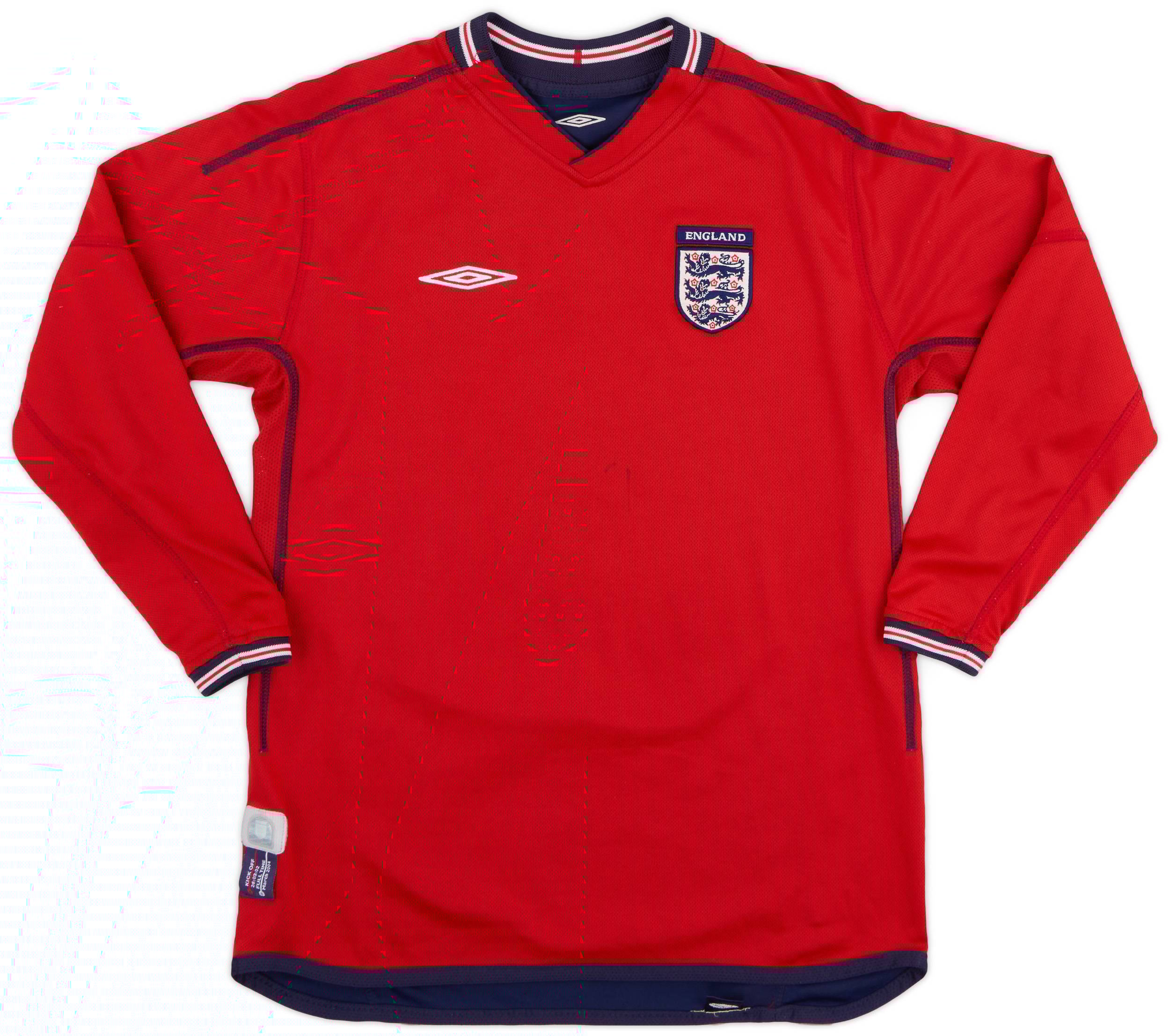 2002-04 England Away Shirt - 7/10 - (XL.Boys)