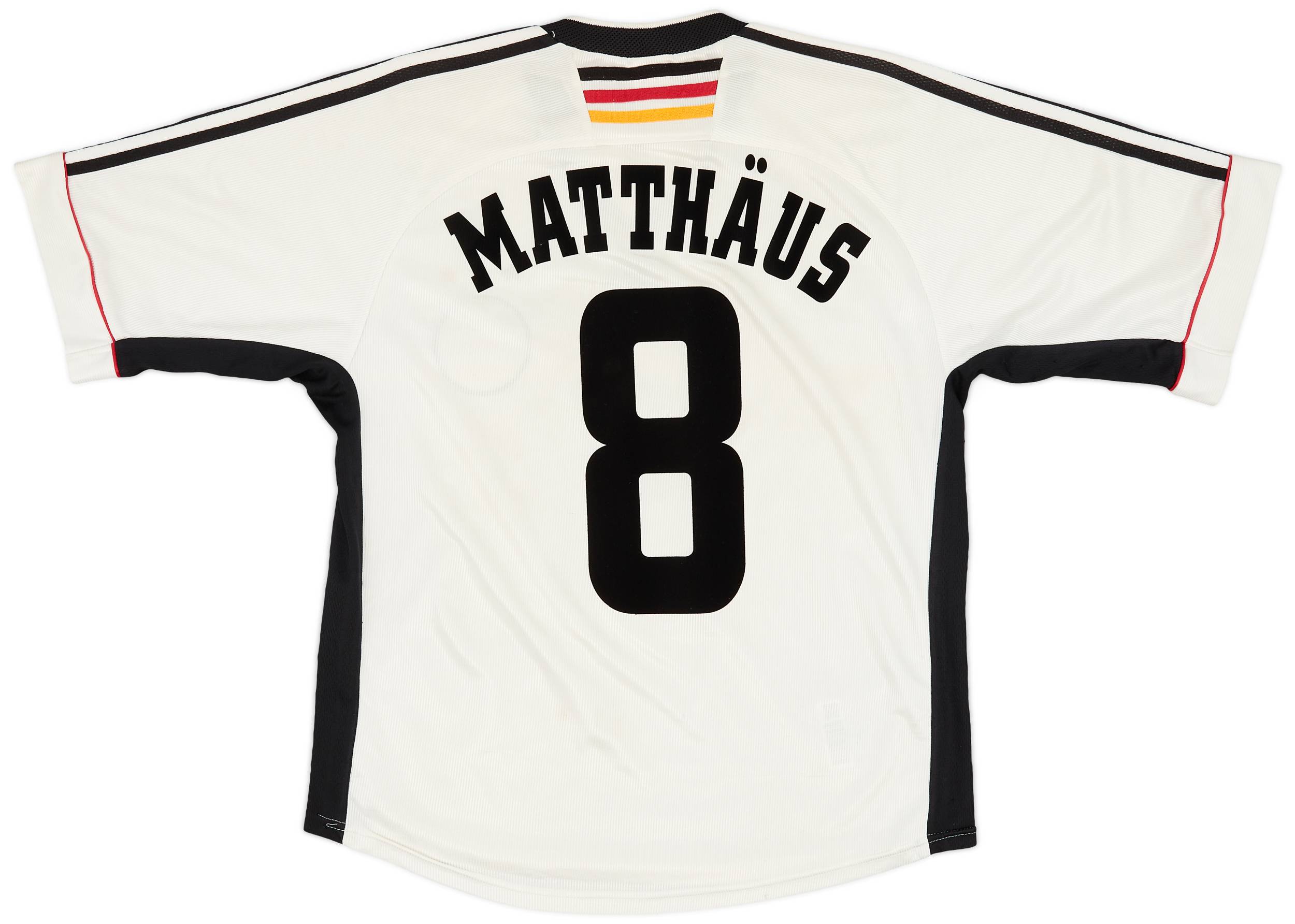 1998-00 Germany Home Shirt Matthaus #8 - 6/10 - (M)