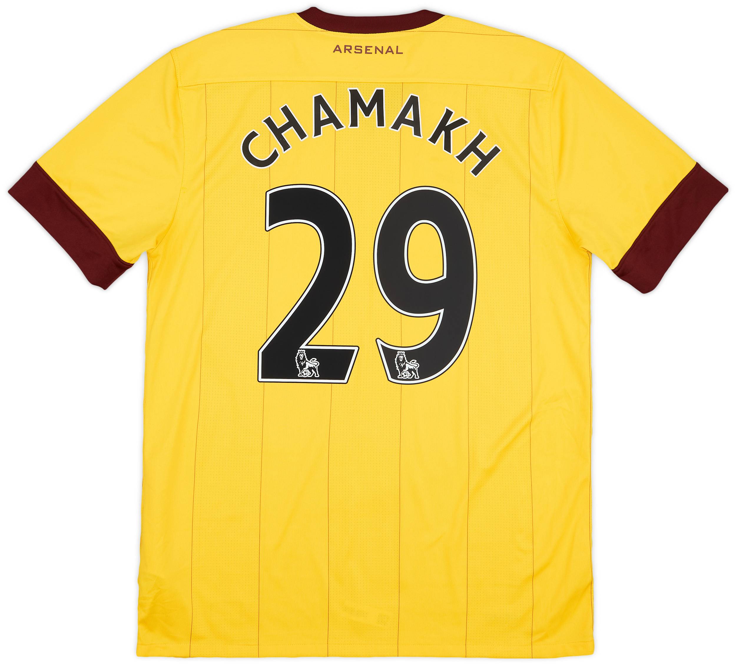 2010-13 Arsenal Away Shirt Chamakh #29 - 8/10 - (M)