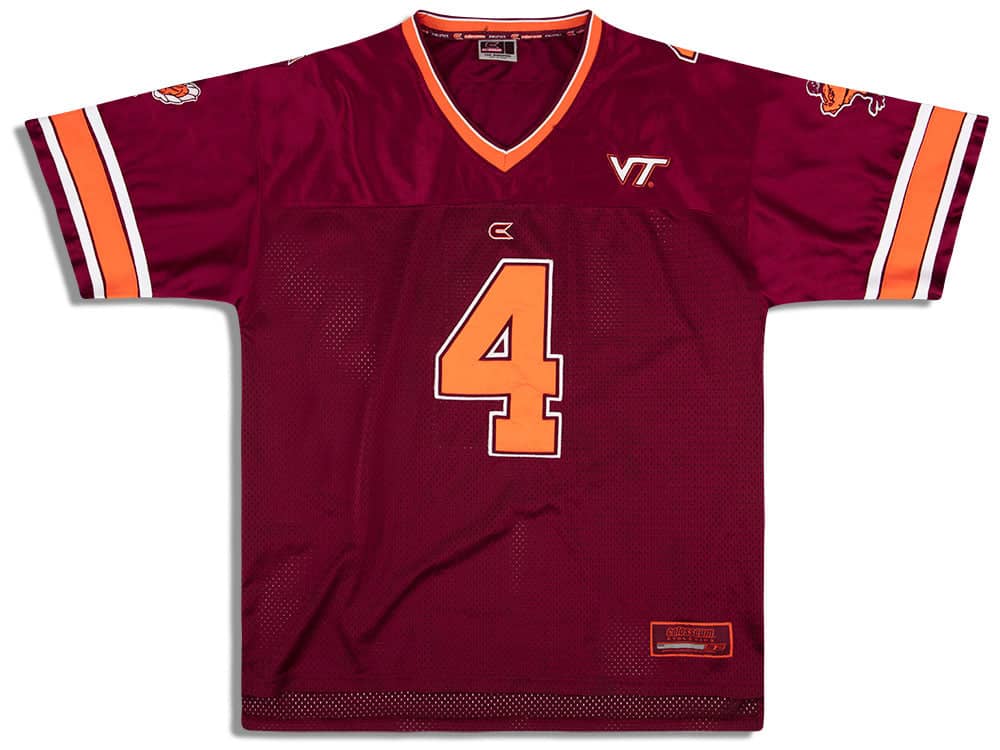 2000s Virginia Tech Hokies #4 Colosseum Jersey (Home) XL