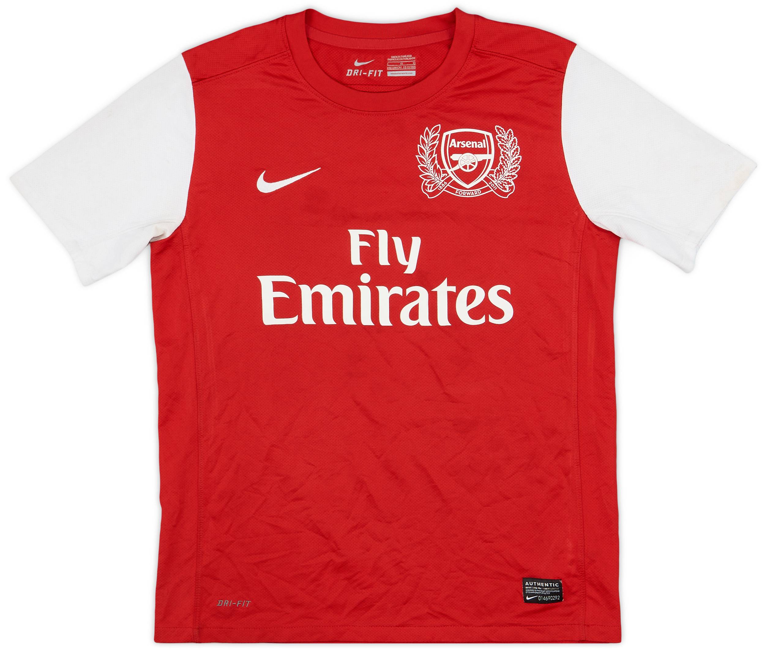2011-12 Arsenal Home Shirt - 4/10 - (L.Boys)