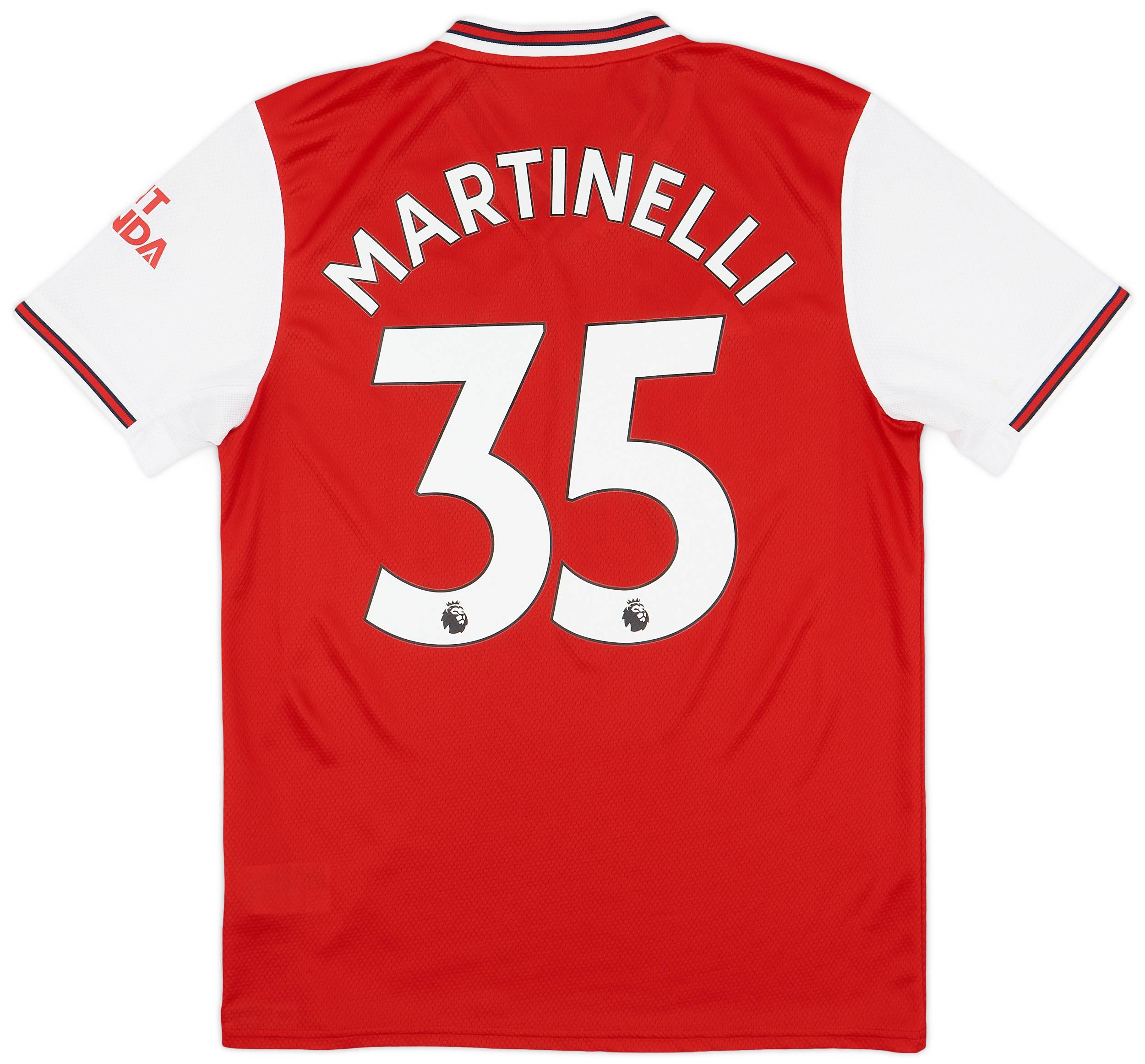 2019-20 Arsenal Home Shirt Martinelli #35 - 9/10 - (M)