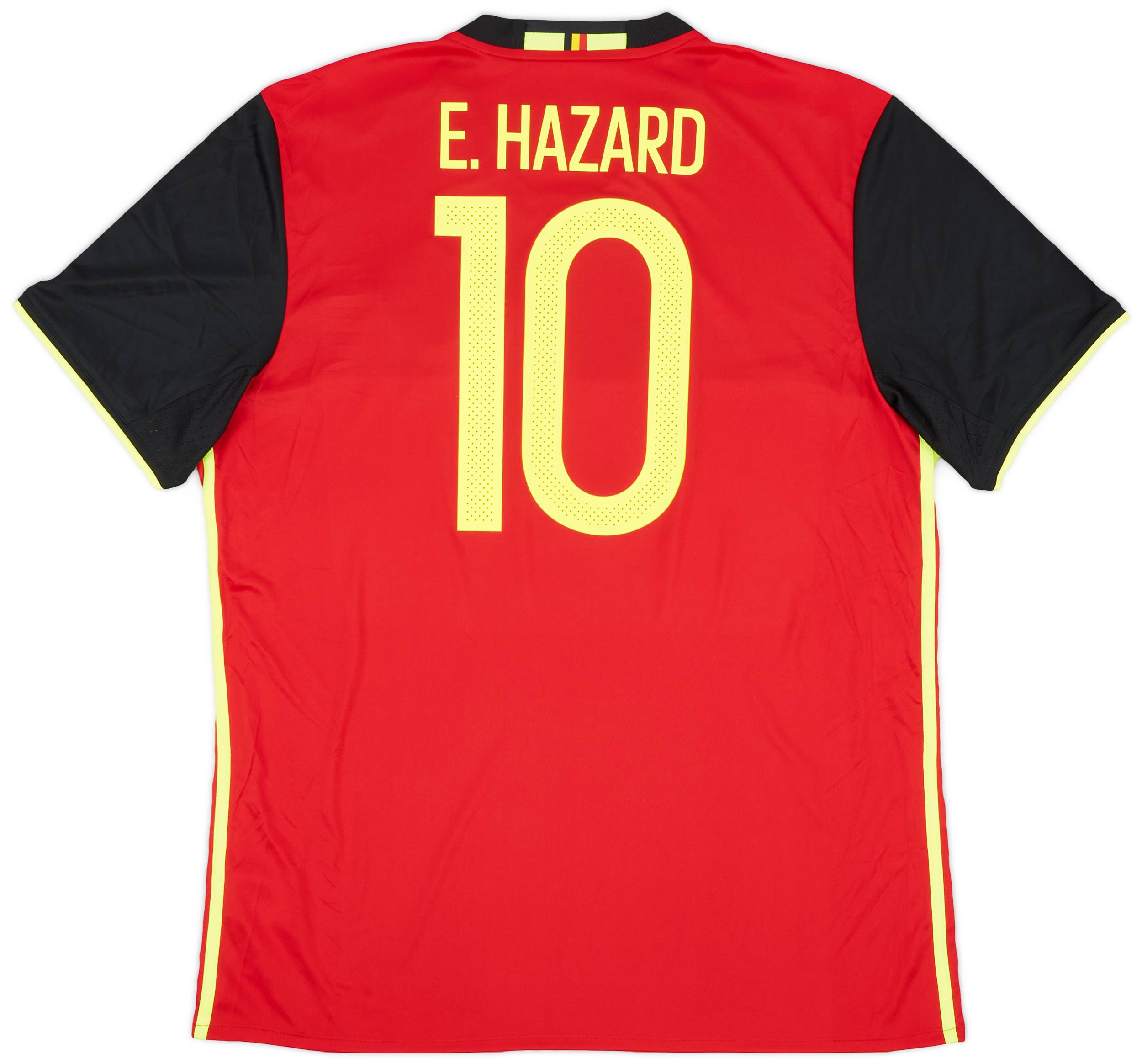 2016-17 Belgium Home Shirt E.Hazard #10 - 9/10 - (XL)