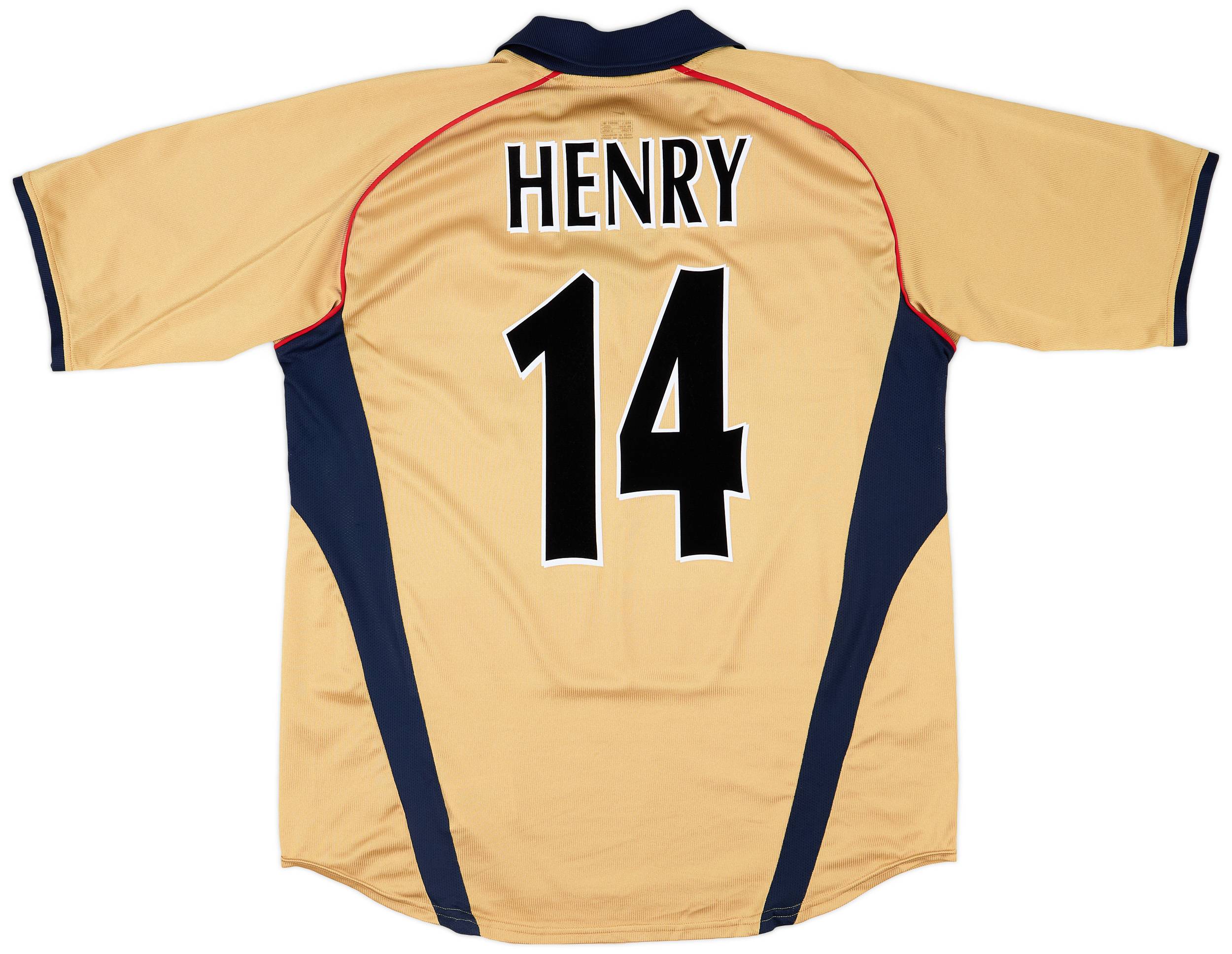 2001-02 Arsenal Away Shirt Henry #14 - 9/10 - (L)