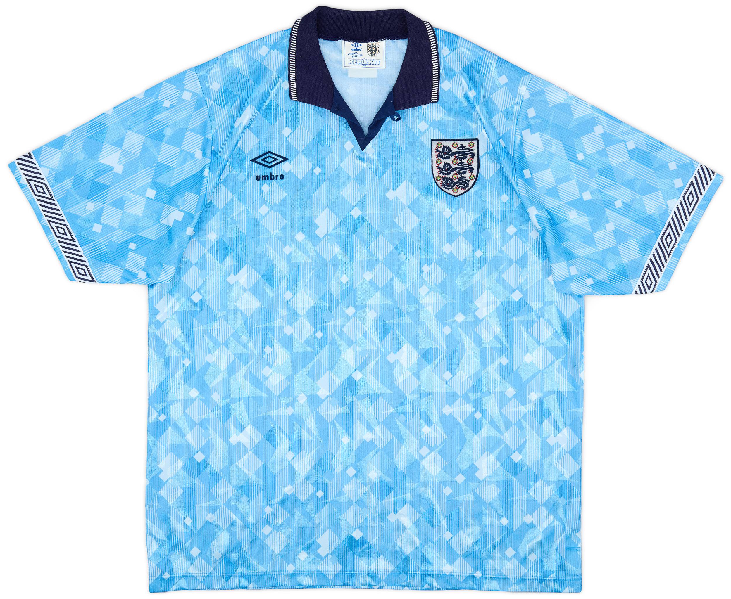 1990-92 England Third Shirt - 8/10 - (L)