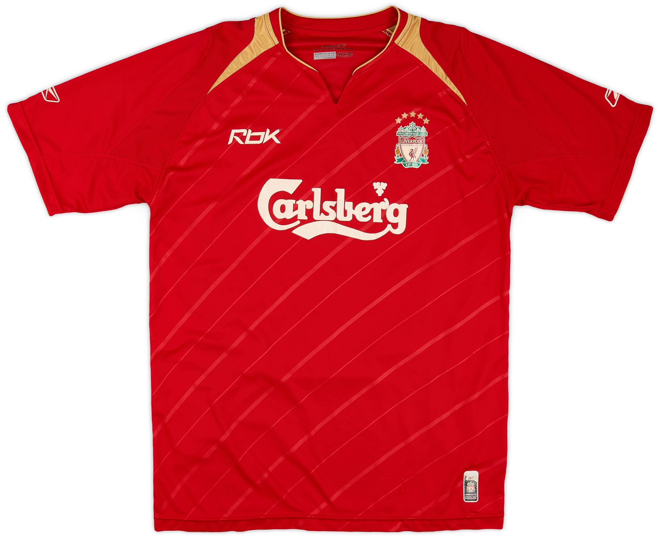 2005-06 Liverpool CL Home Shirt - 6/10 - (M)