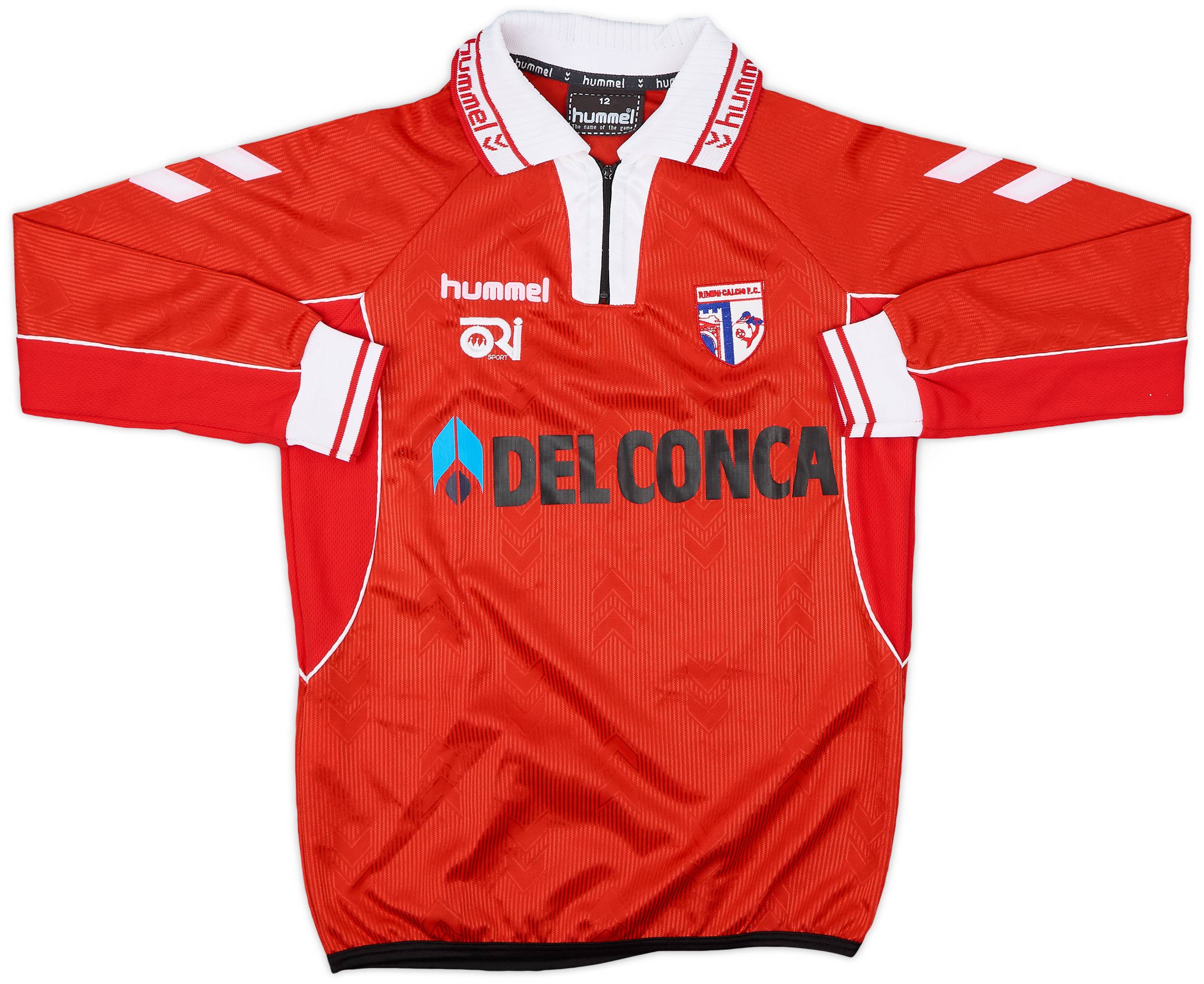 1997-98 Rimini Calcio Home L/S Shirt - 6/10 - (M.Boys)