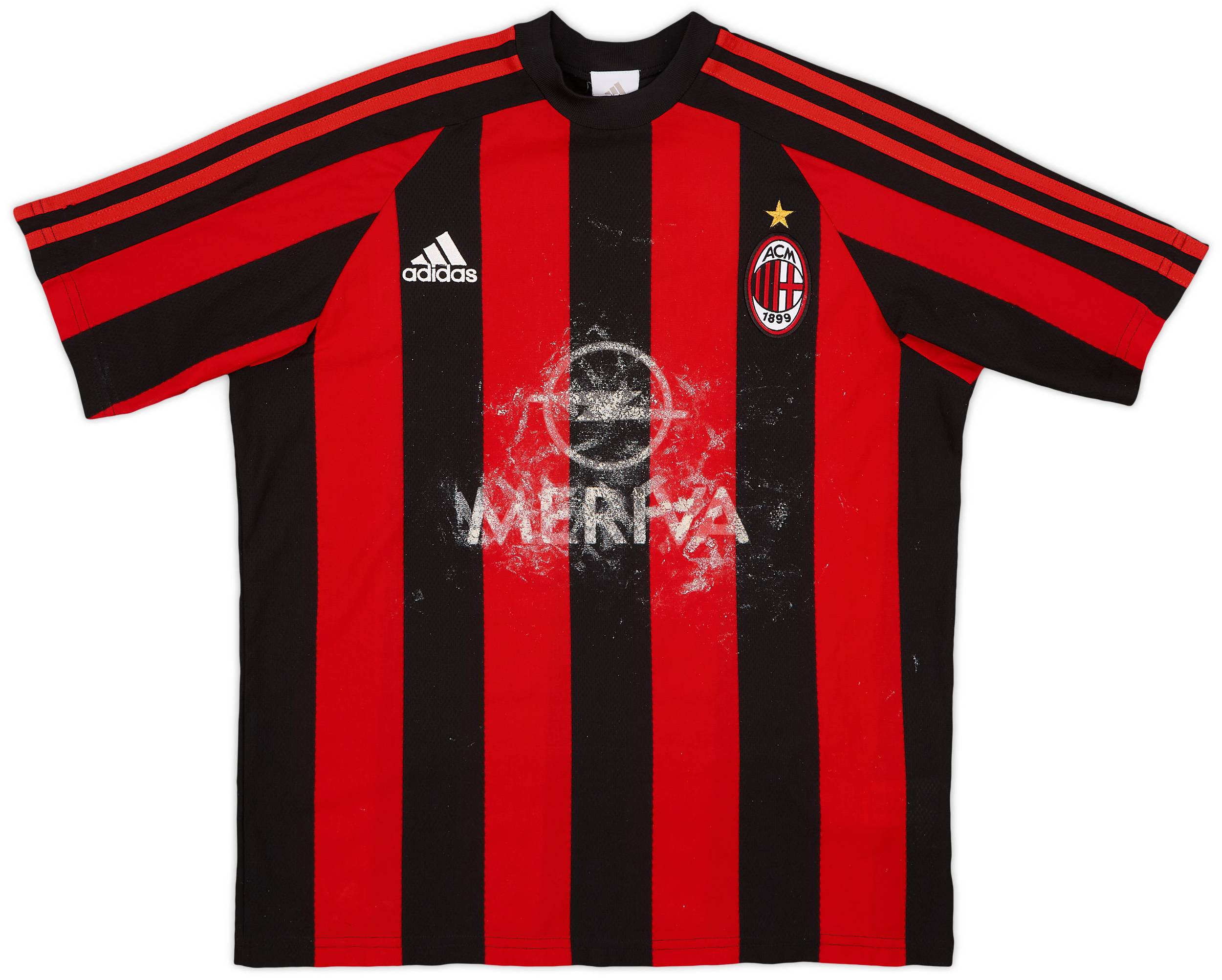 2003-04 AC Milan Basic Home Shirt - 3/10 - (XL.Boys)
