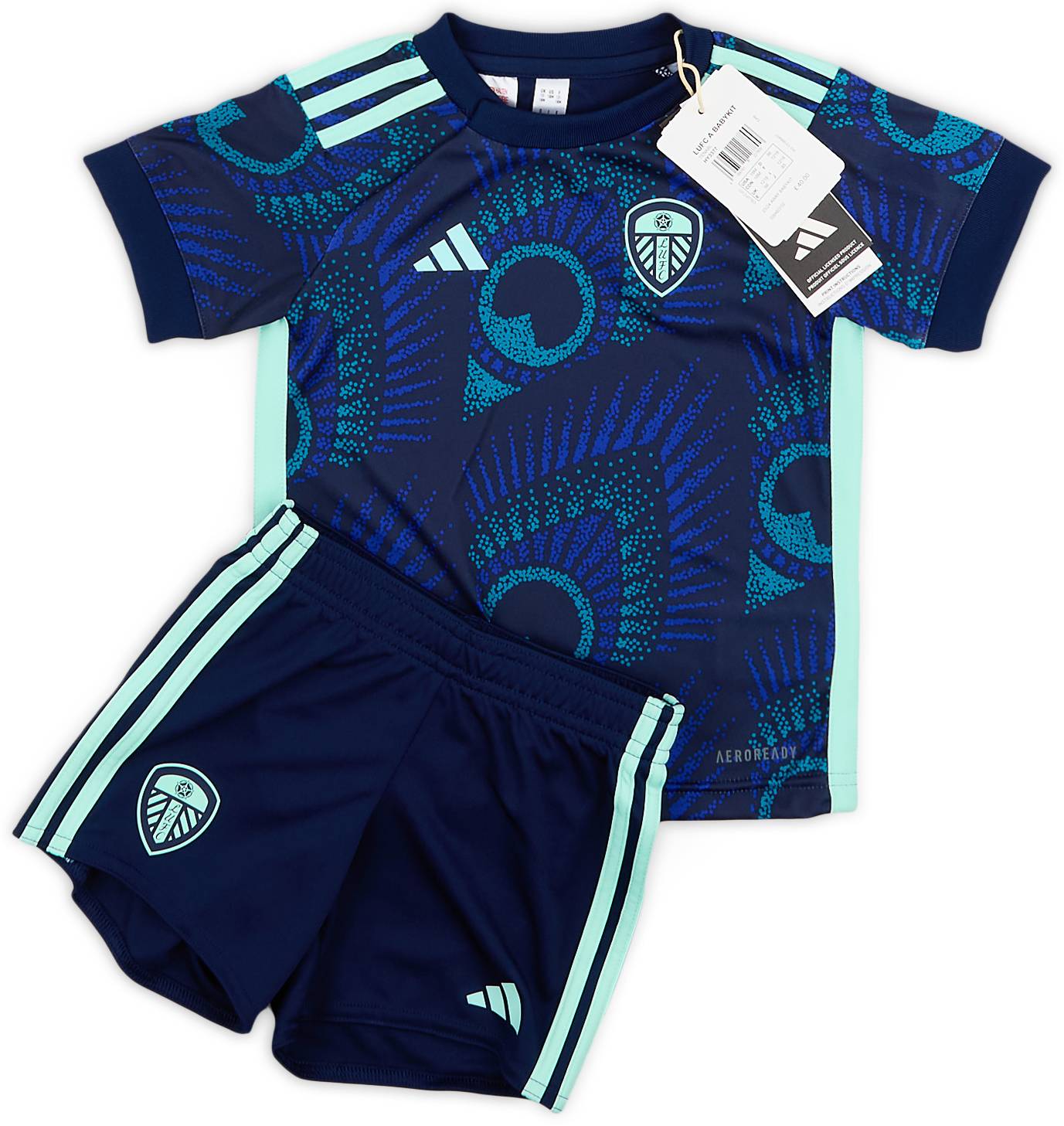 2023-24 Leeds United Away Shirt & Shorts Kit (BABY)