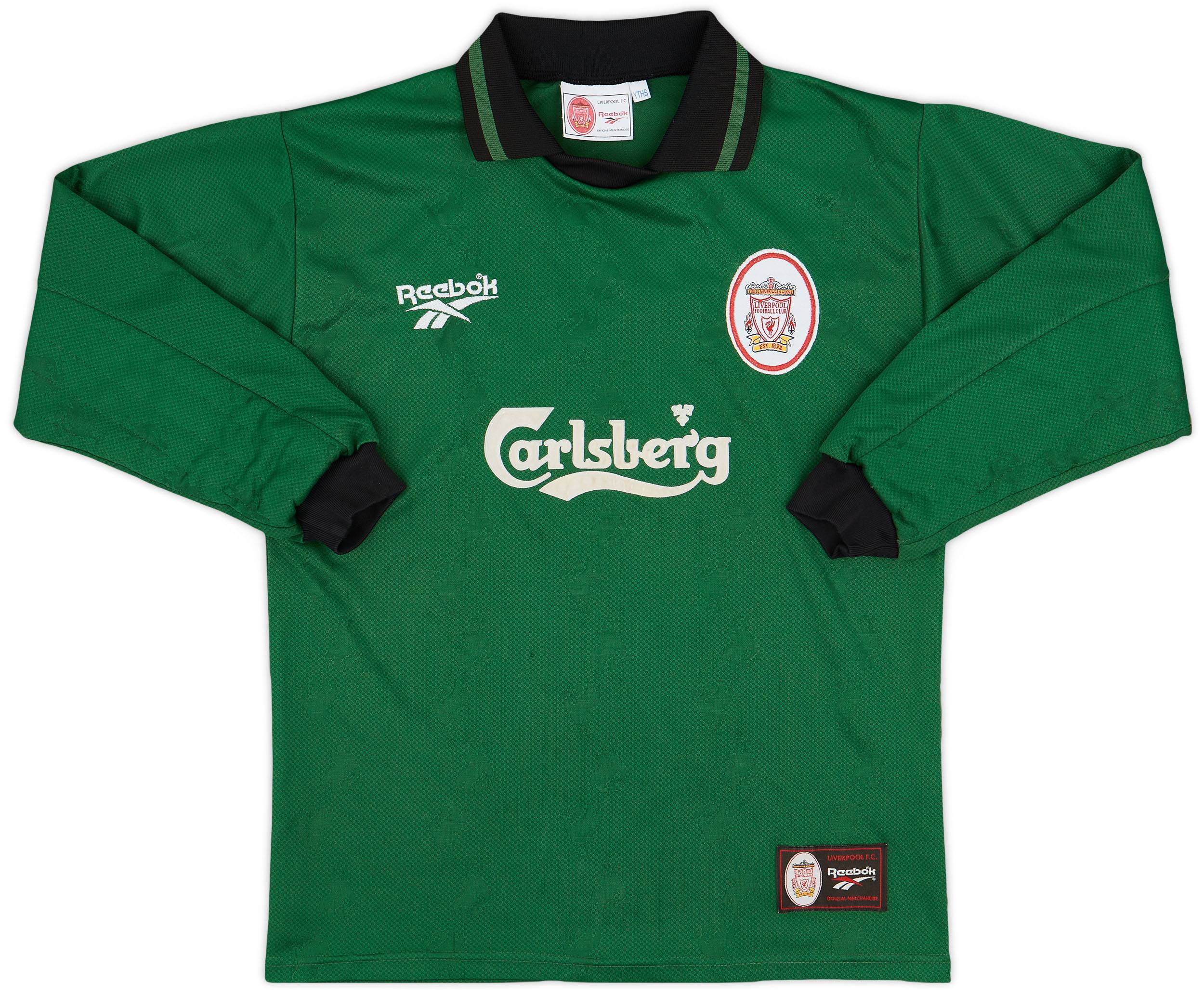 1996-97 Liverpool GK Shirt - 6/10 - (Y)