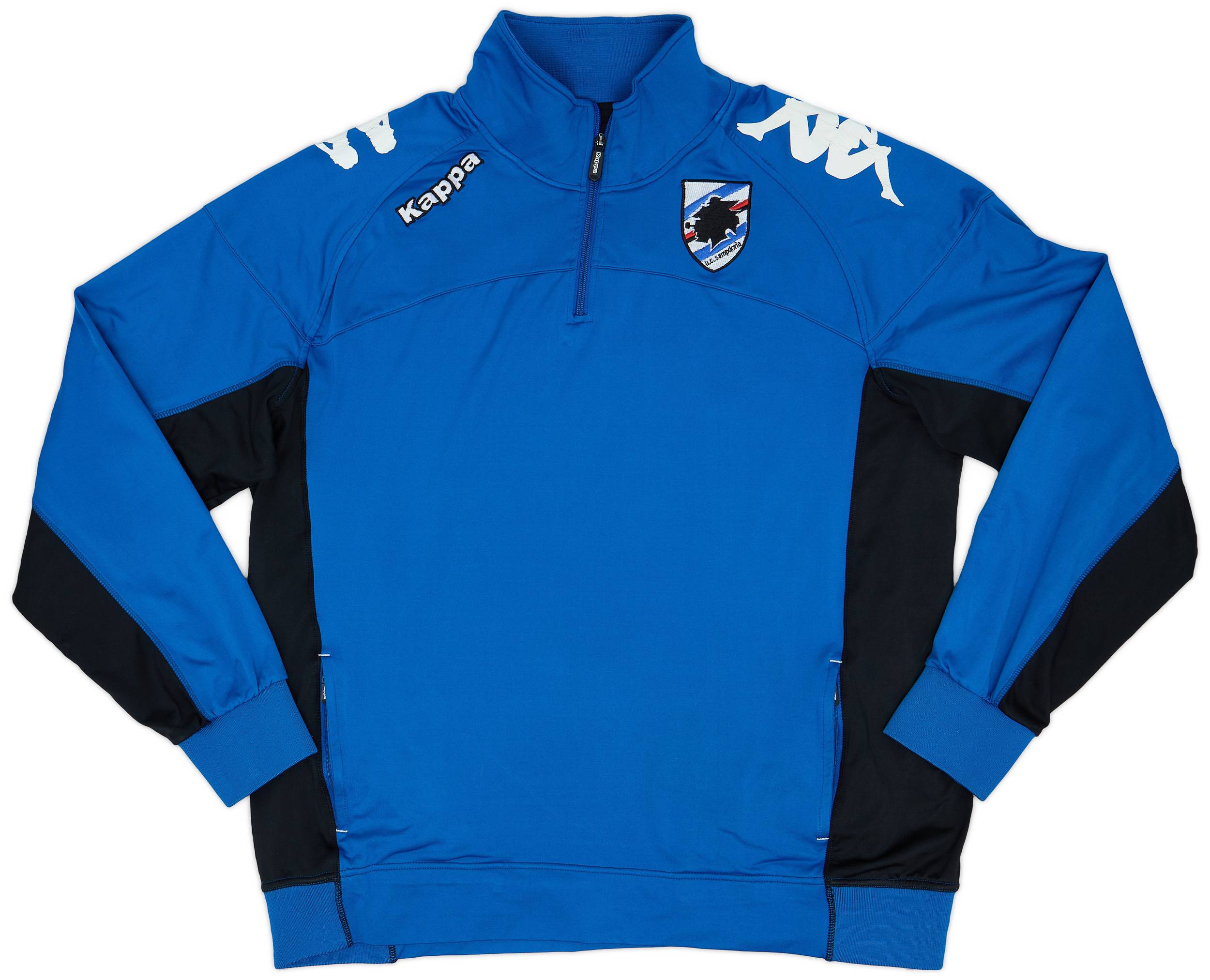2010-11 Sampdoria Kappa 1/4 Zip Drill Top - 6/10 - (XL)