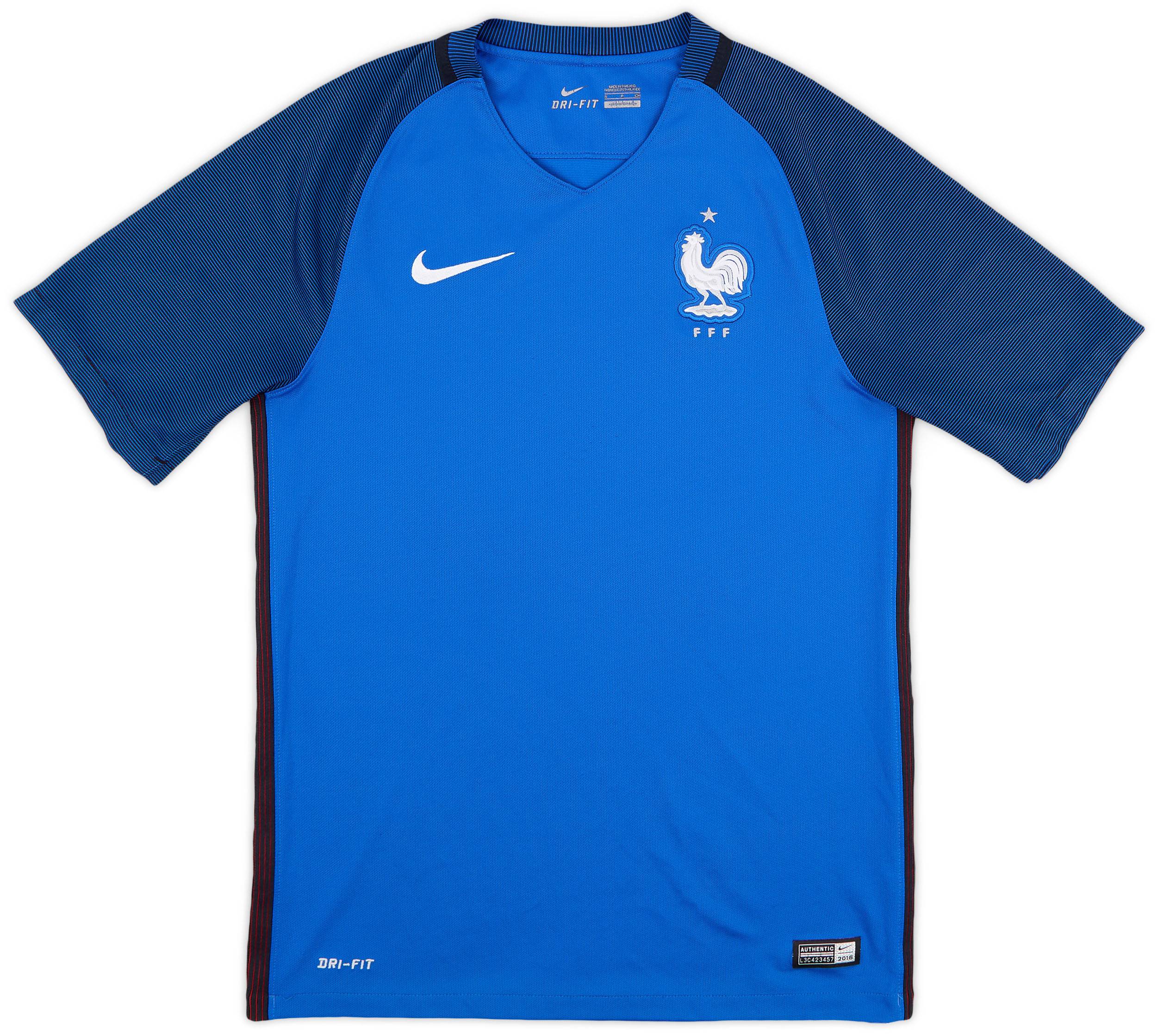 2016-17 France Home Shirt - 8/10 - (S)