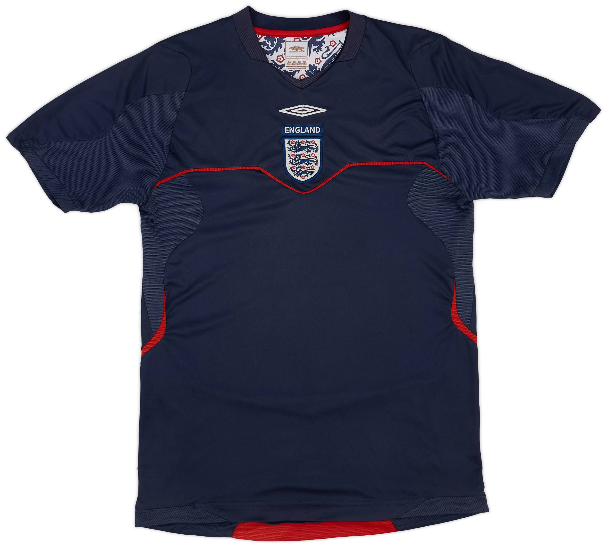 2007-09 England Umbro Training Shirt - 6/10 - (XL.Boys)