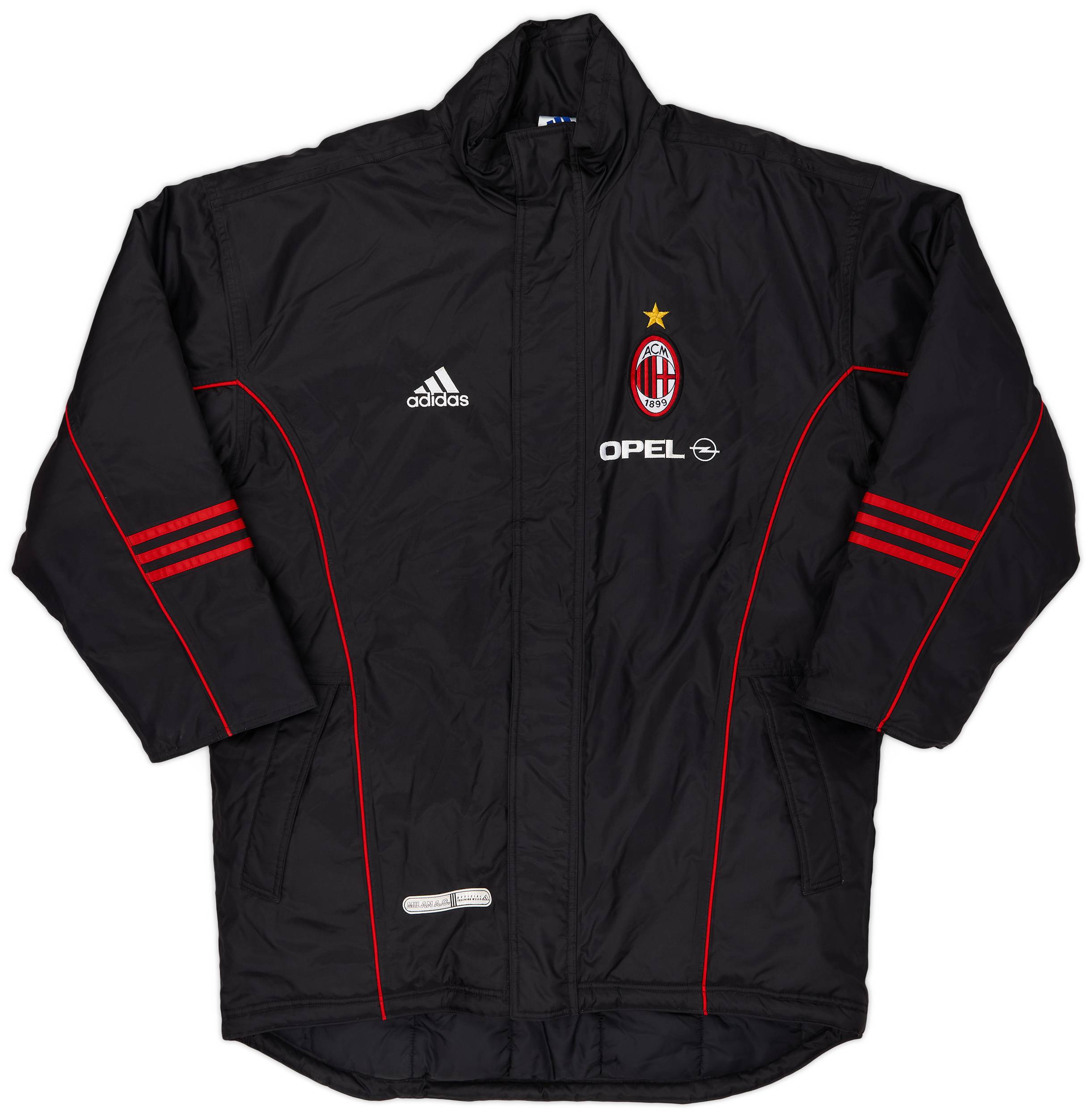 1999-00 AC Milan adidas Padded Bench Coat - 9/10 - (L)
