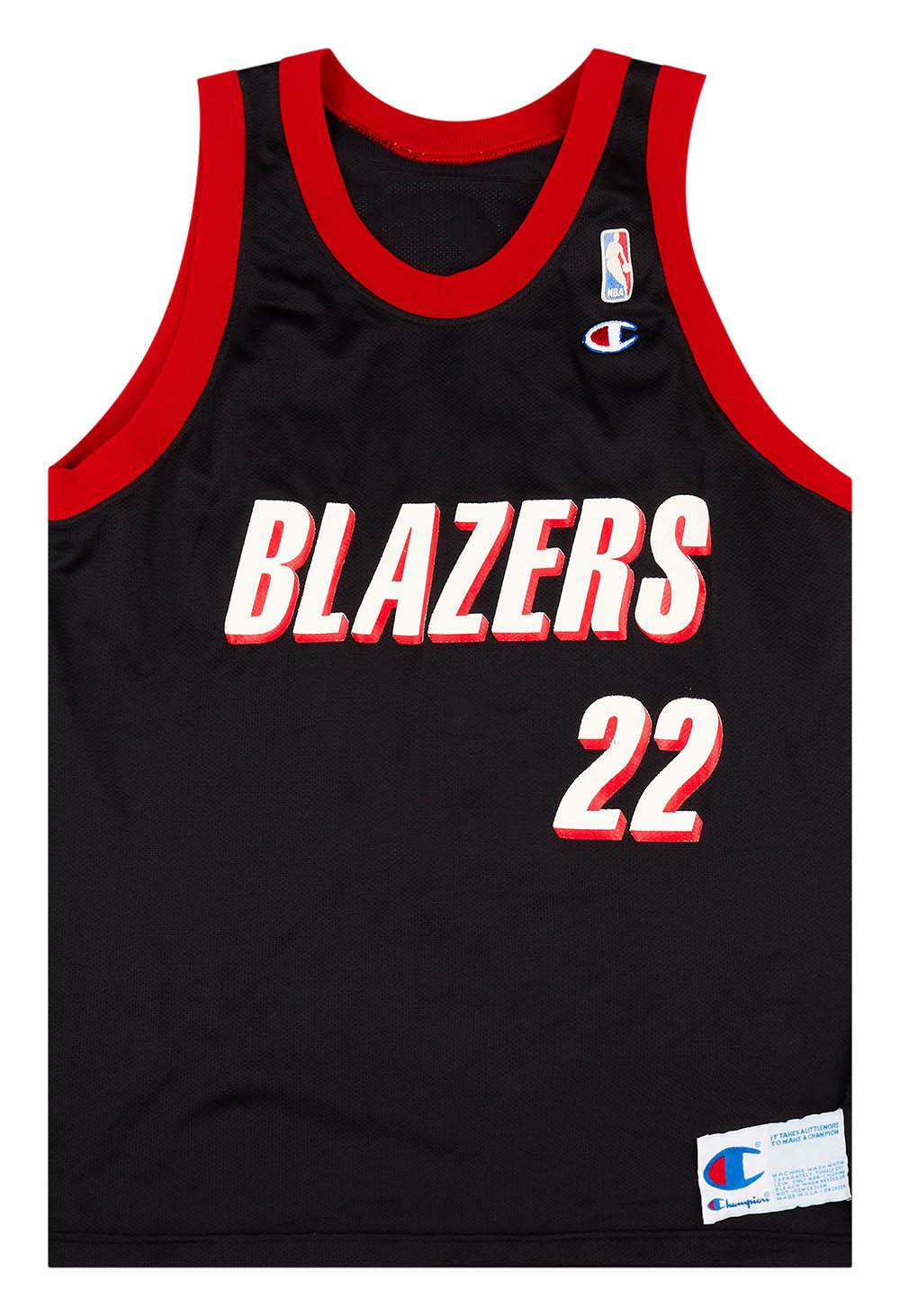1991-95 Portland Trail Blazers DreXLer #22 Champion Jersey (Away) L