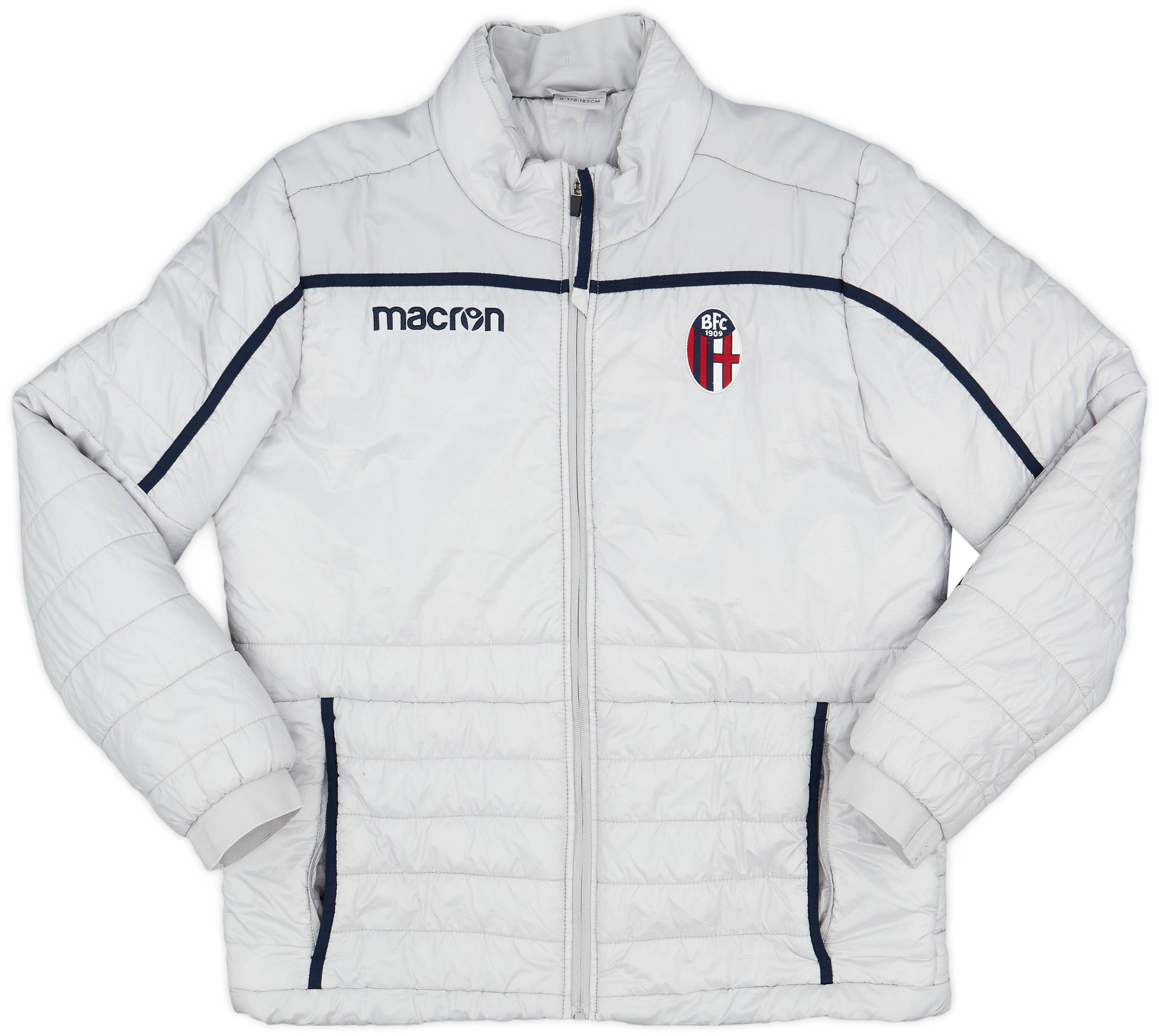 2018-19 Bologna Macron Padded Bench Coat - 5/10 - (L)