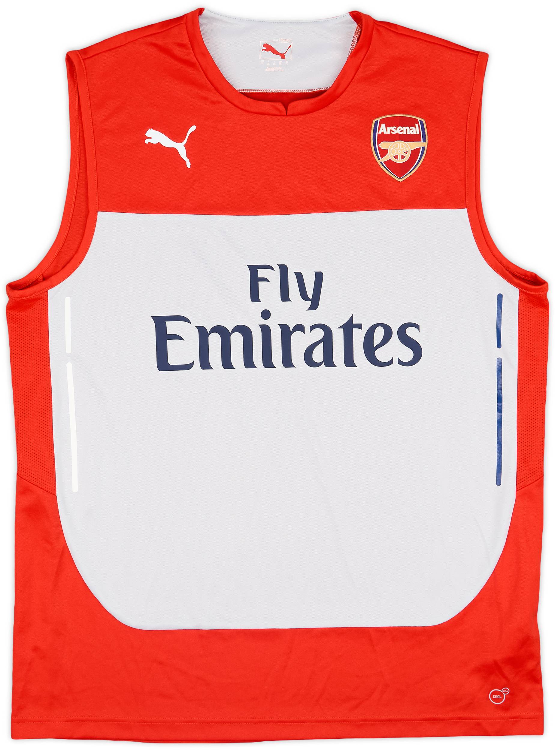 2014-15 Arsenal Puma Training Vest - 8/10 - (XL)