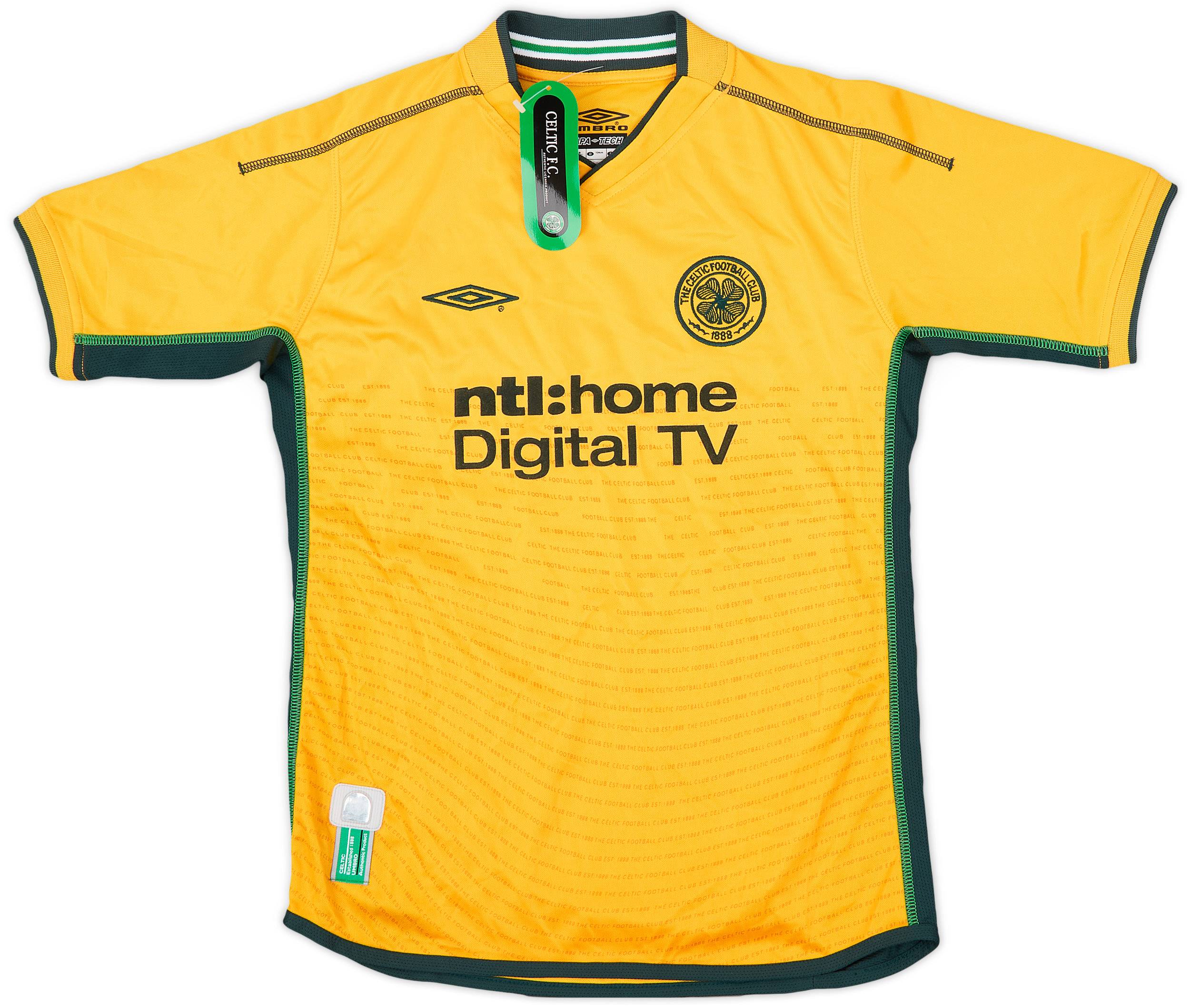 2002-03 Celtic Away Shirt (S.Boys)