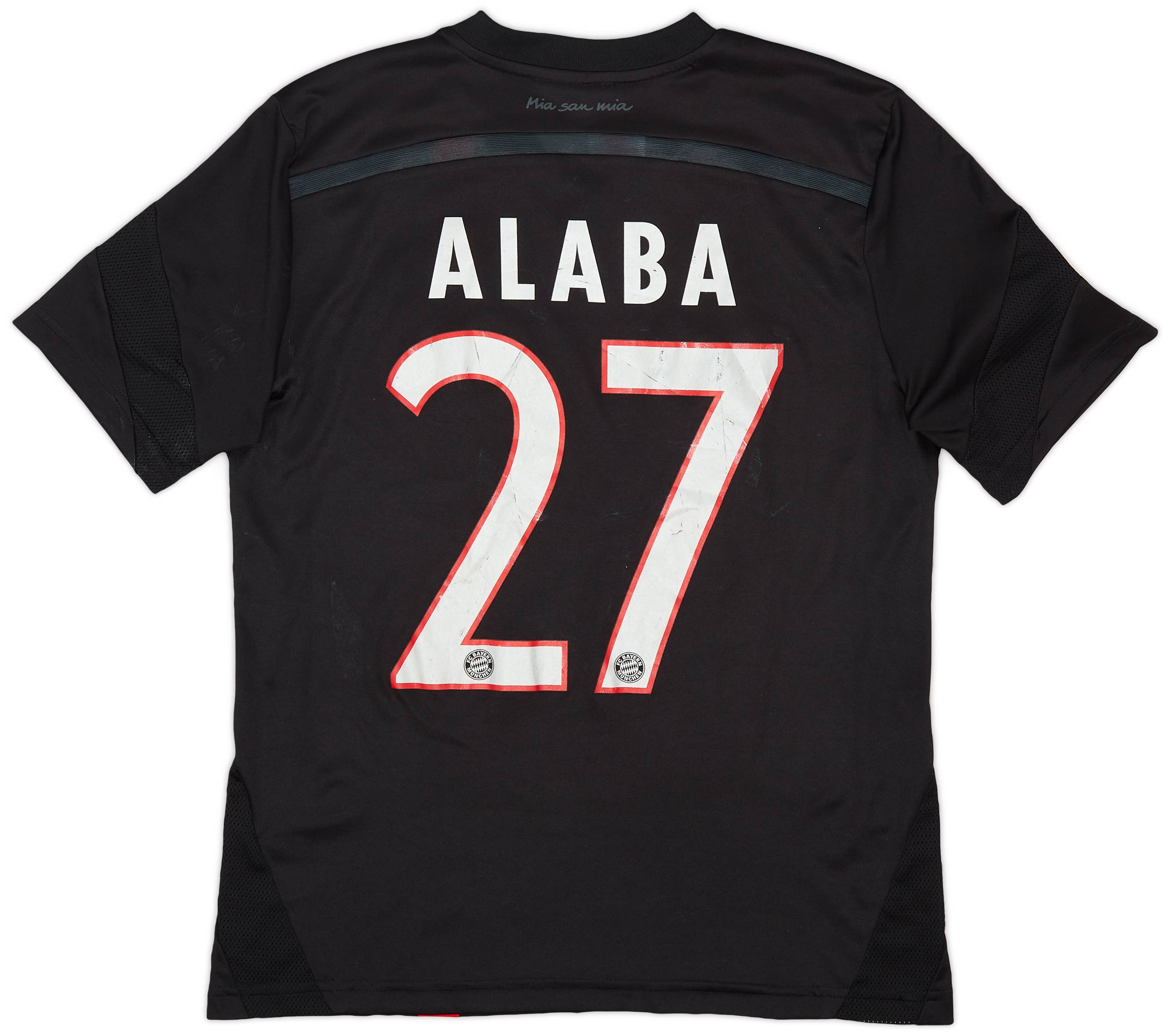 2014-15 Bayern Munich Third Shirt Alaba #27 - 6/10 - (L.Boys)